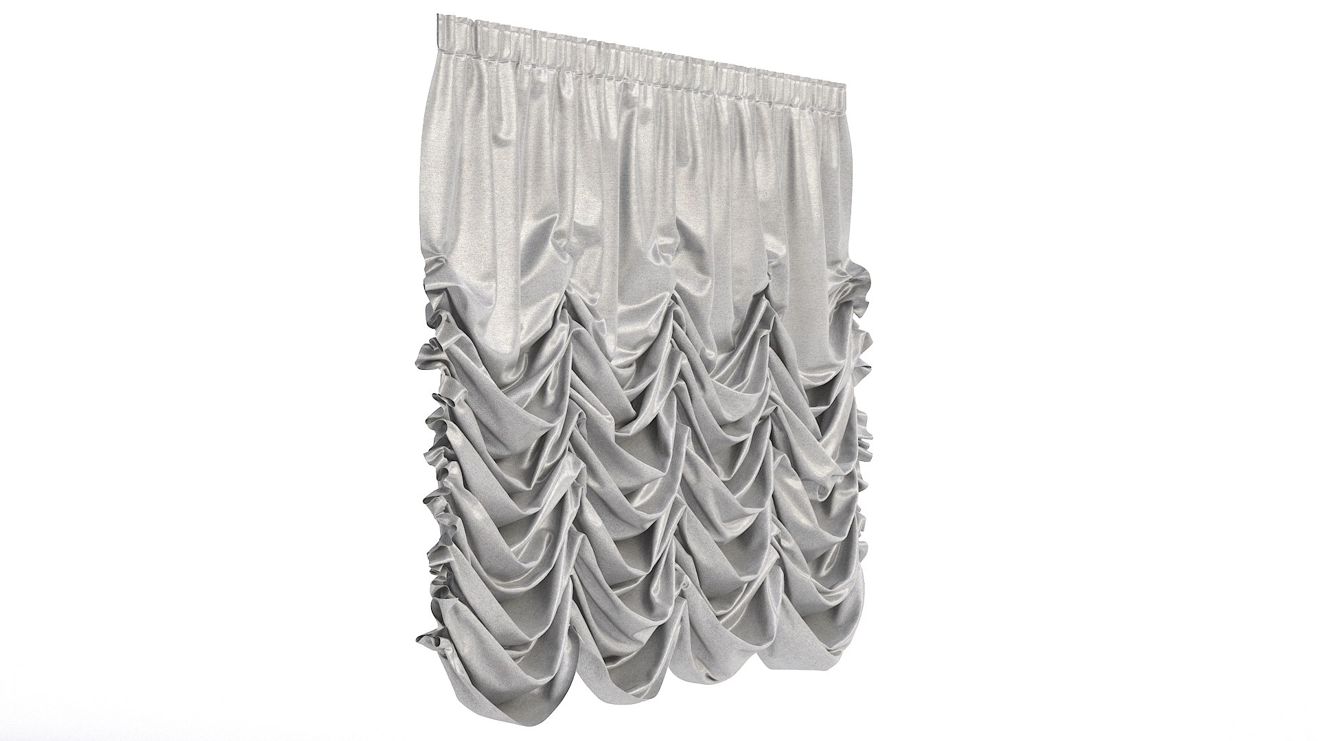 3D Austrian Curtain 16 Model - TurboSquid 2014758