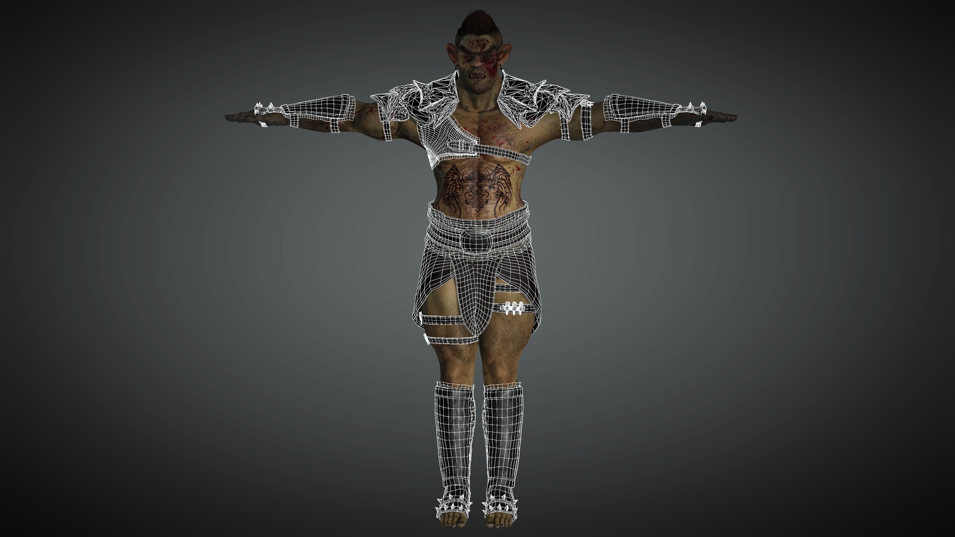 3D Realistic Orc Male Character 01 - TurboSquid 1963818