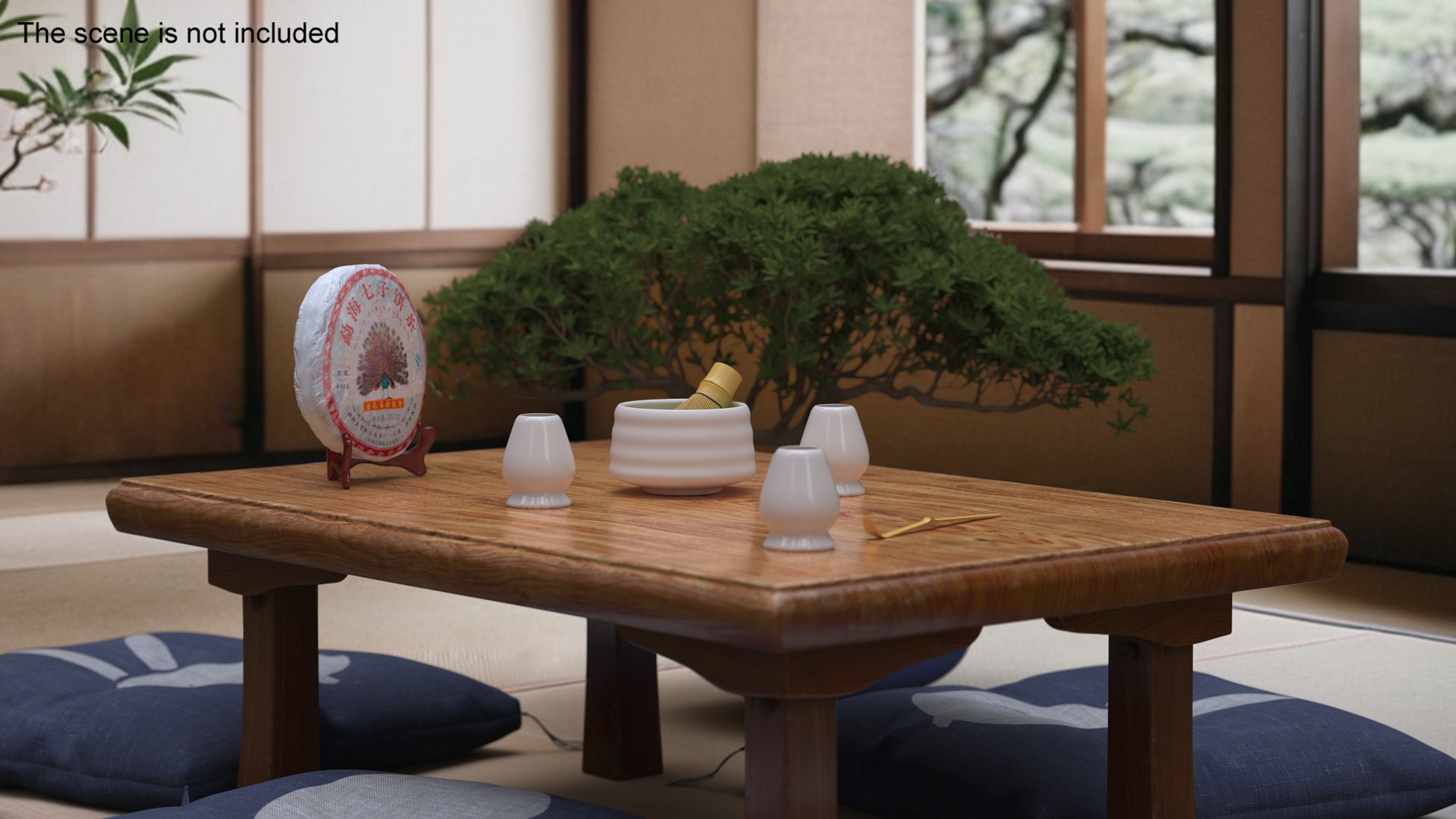3D Asian Tea Table Set - TurboSquid 2290757