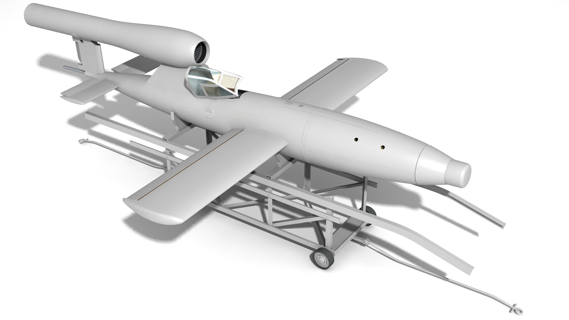 Fieseler Fi 103R Reichenberg 3D - TurboSquid 2173553