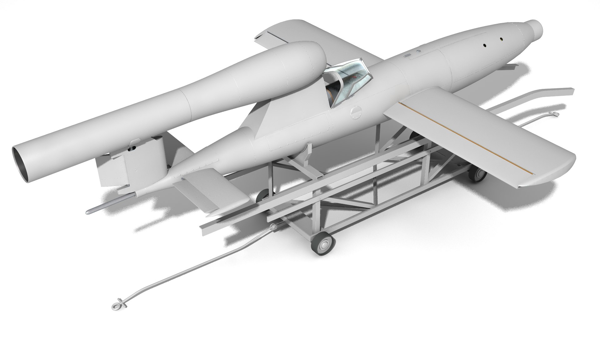 Fieseler Fi 103R Reichenberg 3D - TurboSquid 2173553