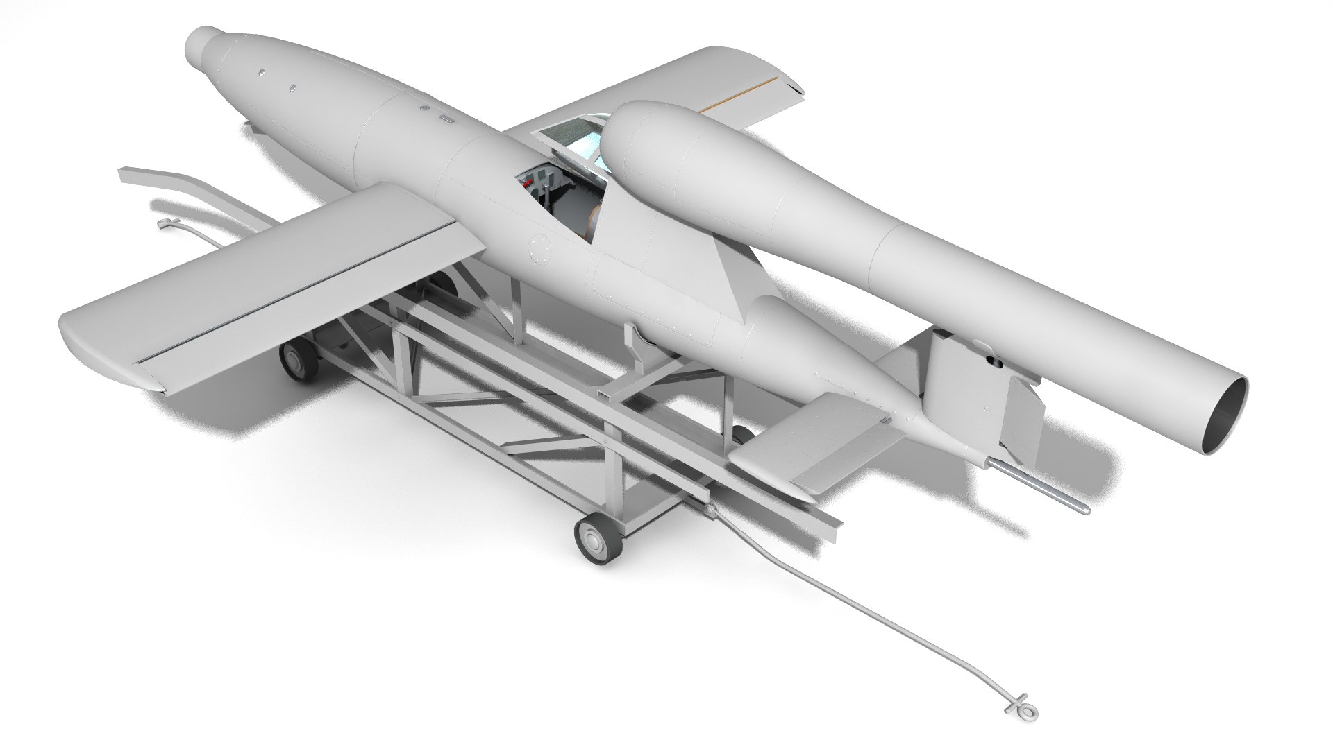 Fieseler Fi 103R Reichenberg 3D - TurboSquid 2173553