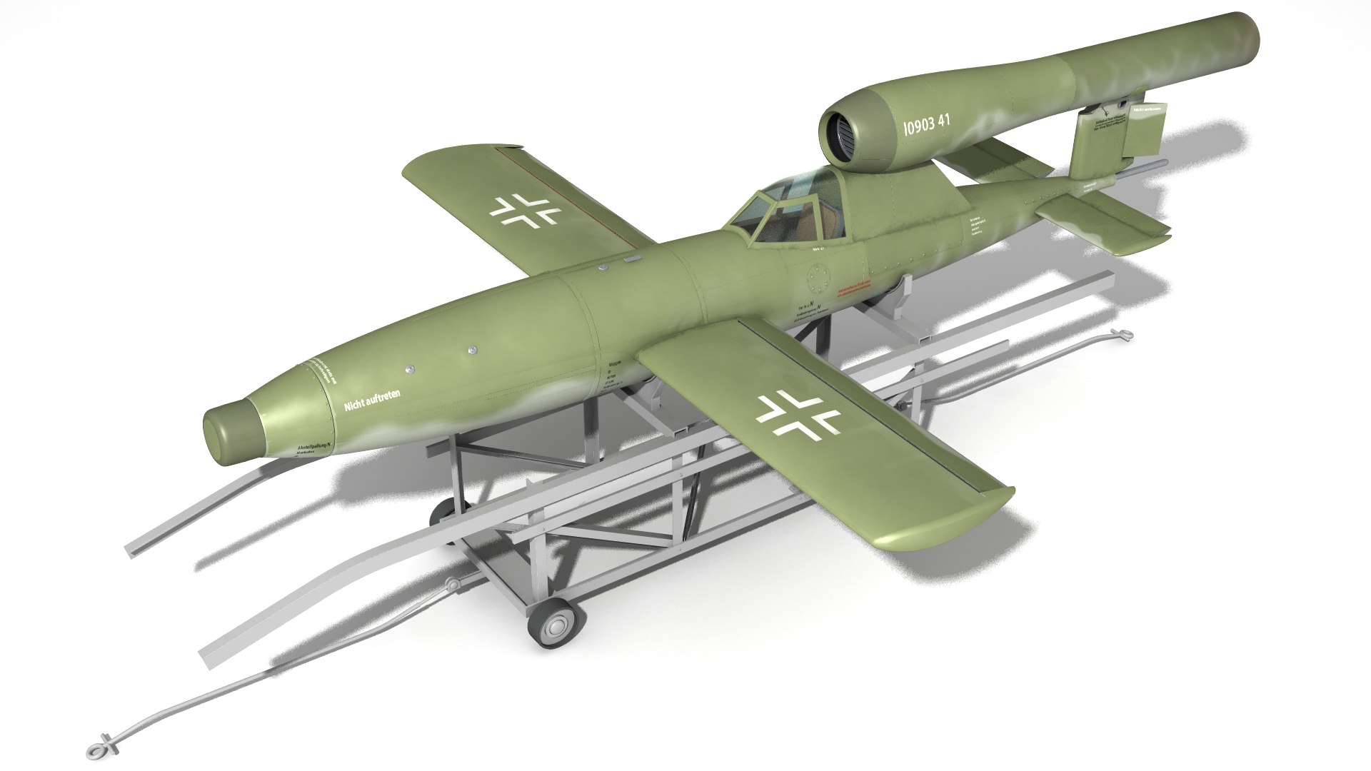 Fieseler Fi 103R Reichenberg 3D - TurboSquid 2173553