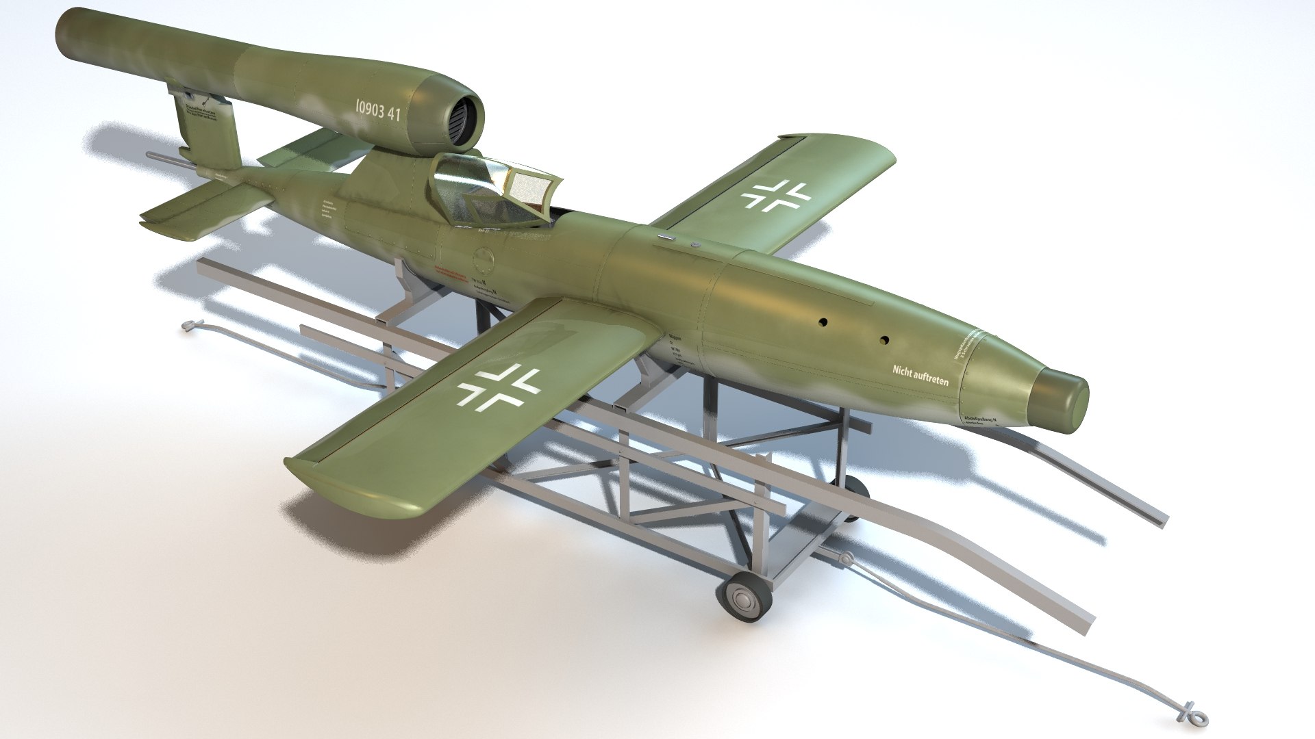 Fieseler Fi 103R Reichenberg 3D - TurboSquid 2173553