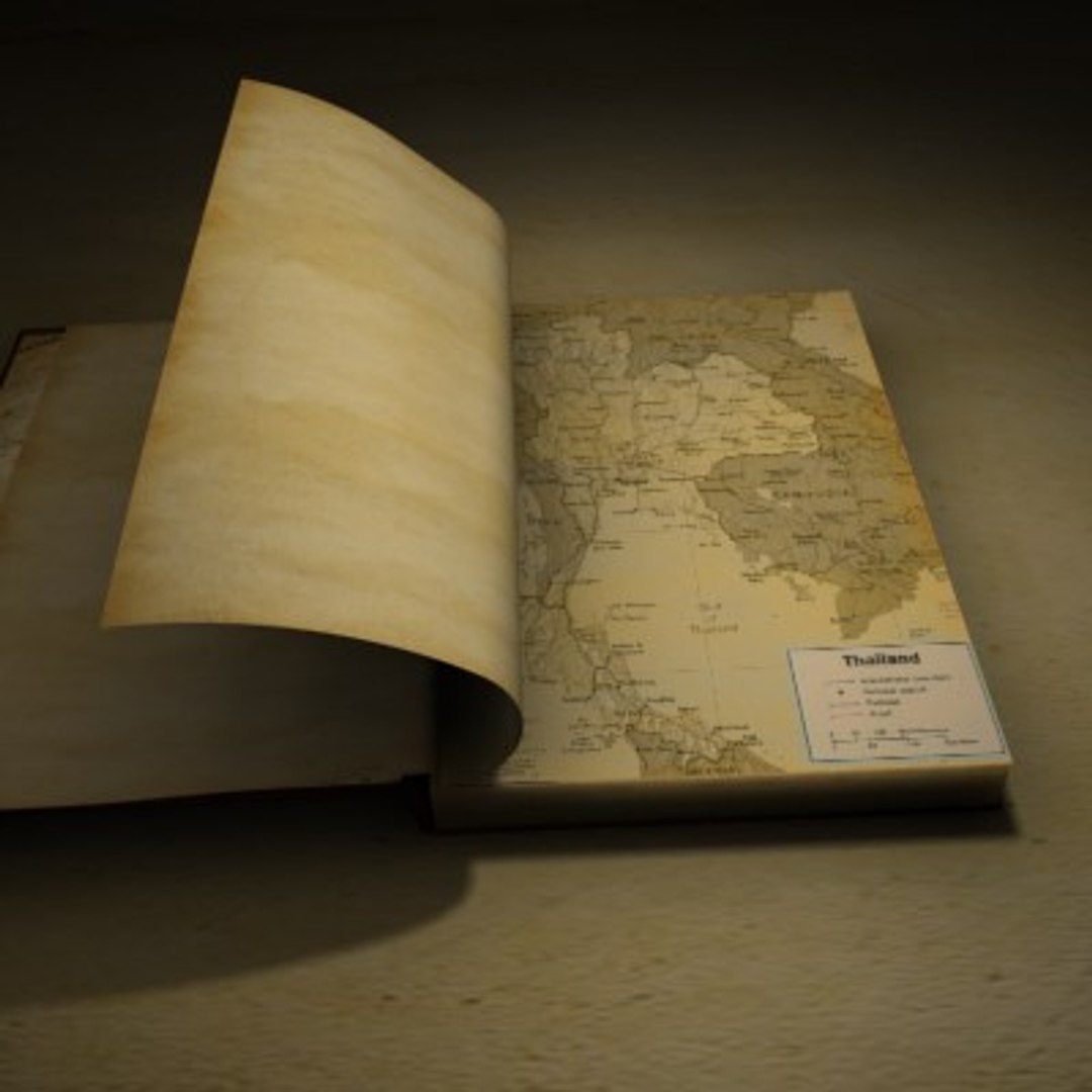 3d Model Book Animation Open