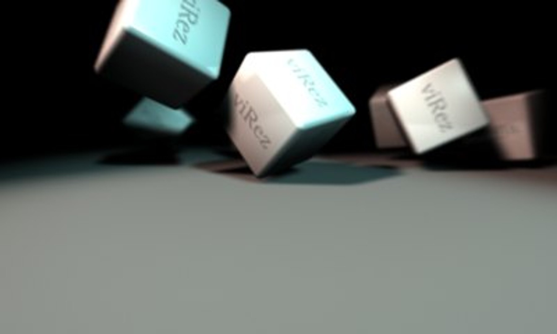 free falling blocks 3d model