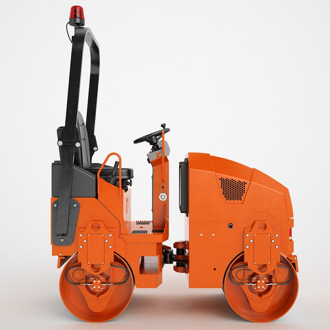 3ds Max Asphalt Compactors