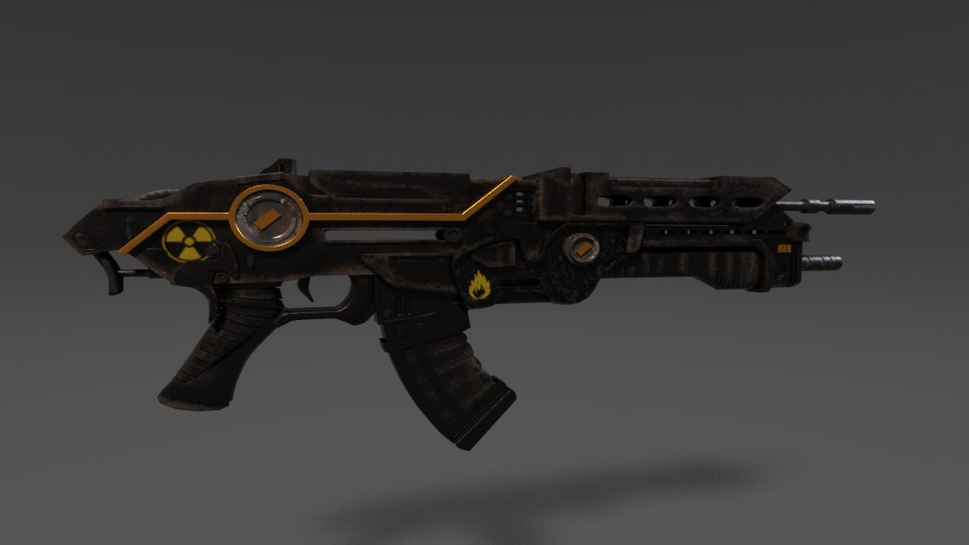 Gun 3D model - TurboSquid 1733110