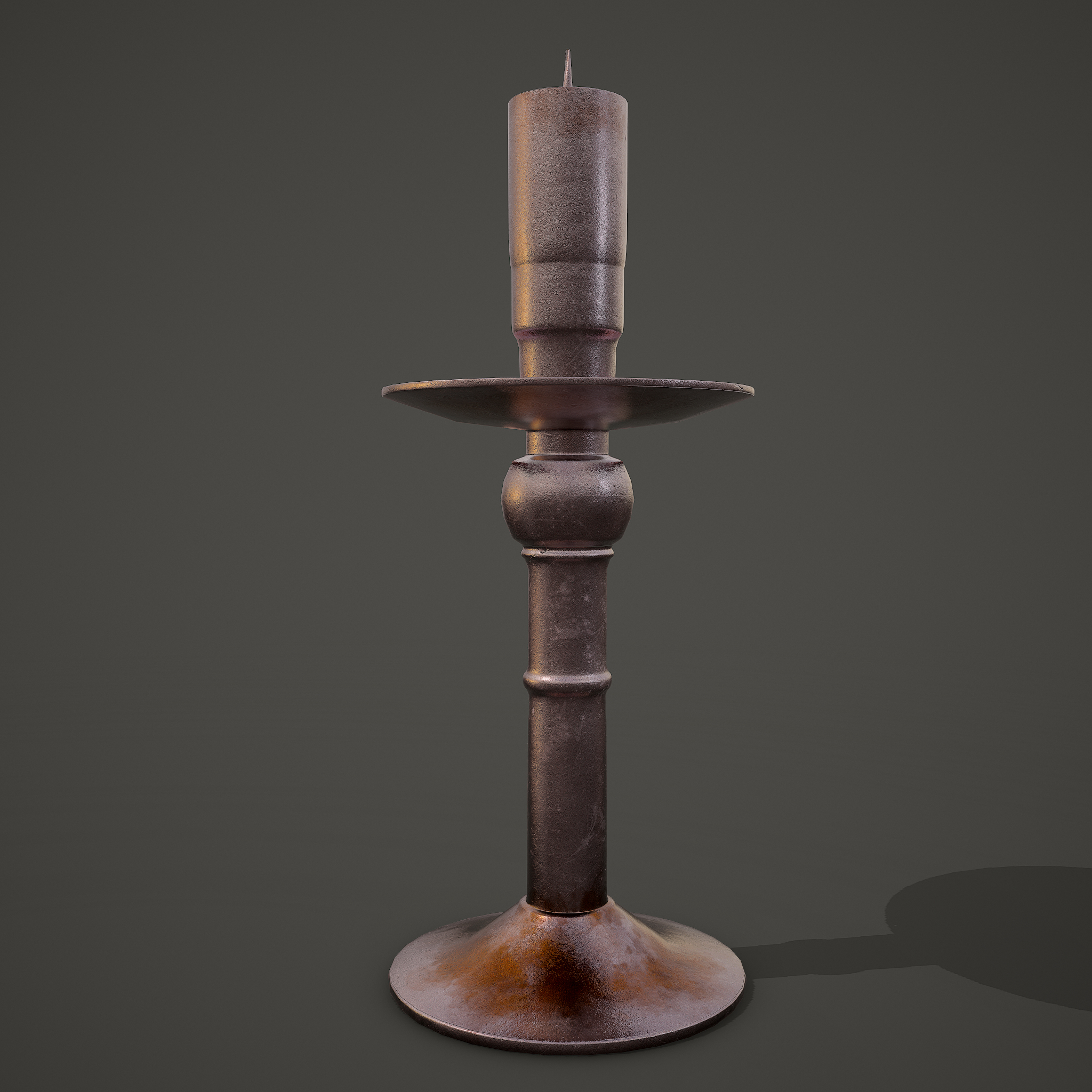 Medieval candle holder 3D model - TurboSquid 1603141