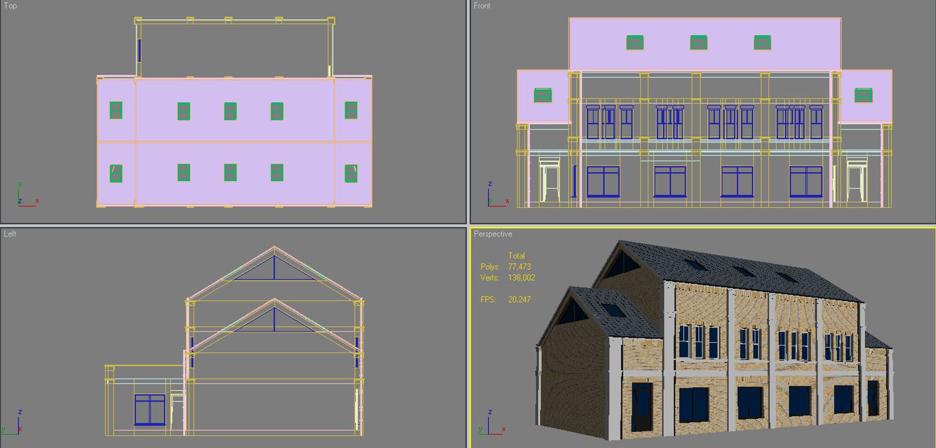 Office Building Model - TurboSquid 1672036