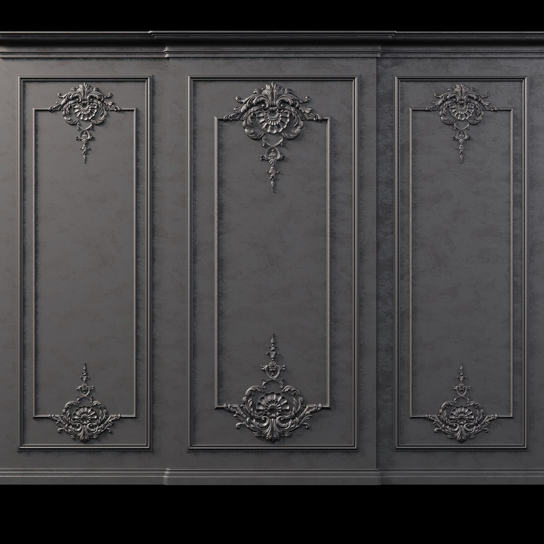 Wall Molding 3D Model - TurboSquid 2004663