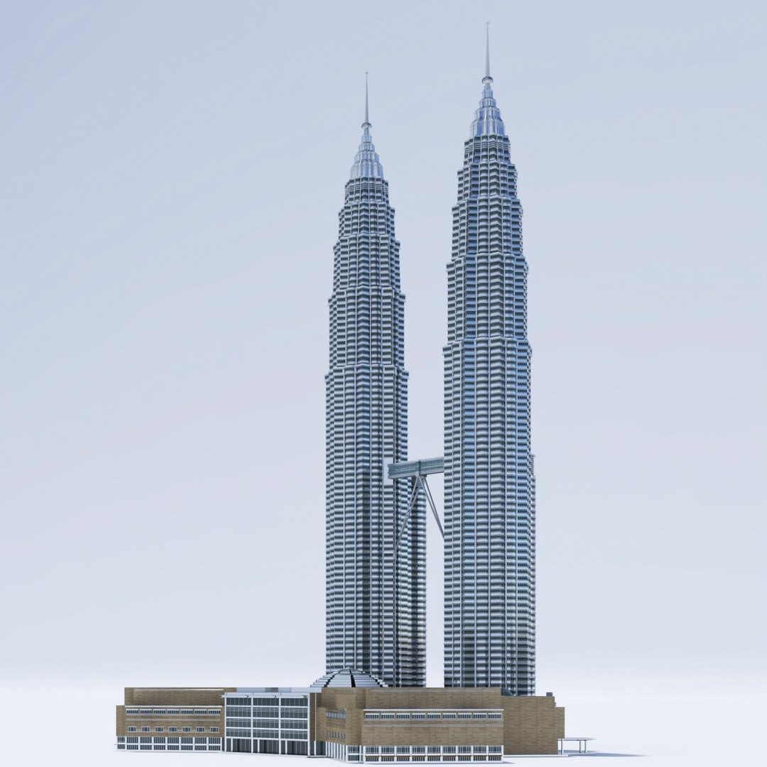 Petronas Twin Towers 3D Model - TurboSquid 2120460