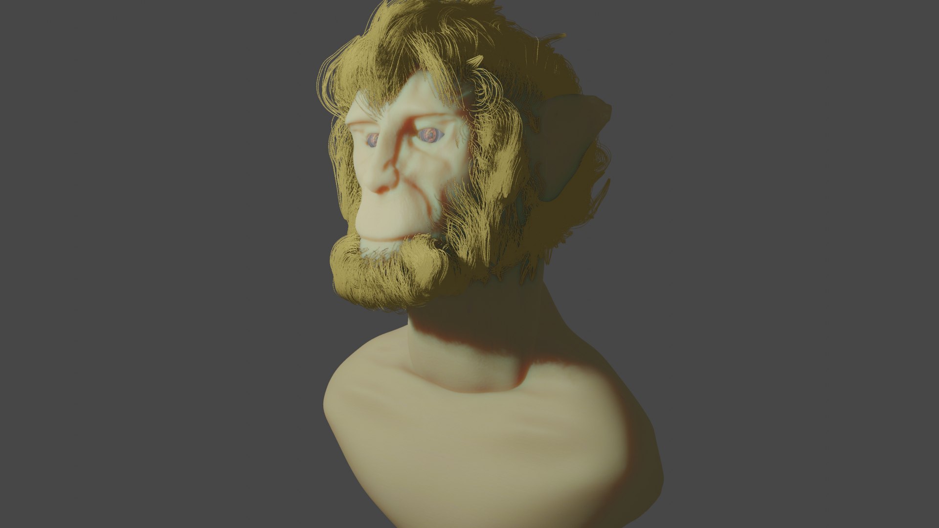Blonde God 3D Model - TurboSquid 1810837