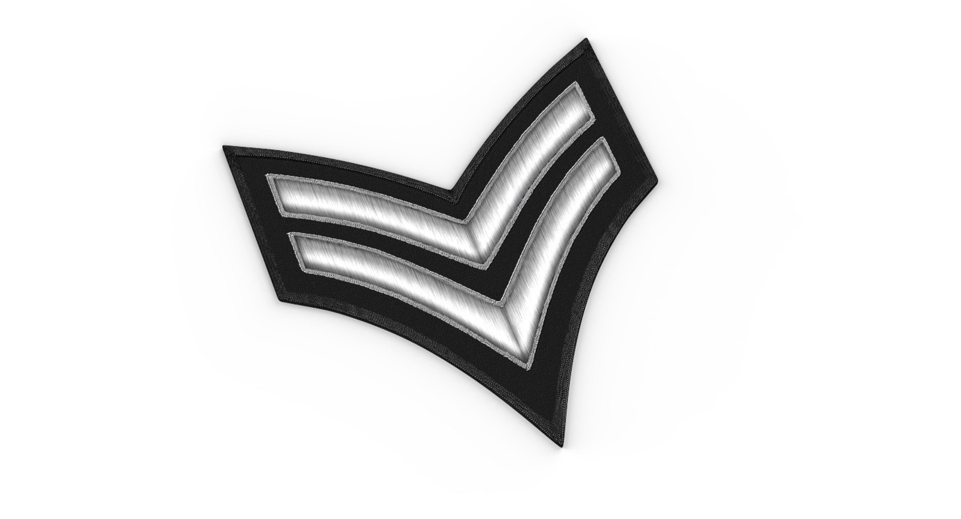 3D Model Embroidered Military Patch - TurboSquid 1357336