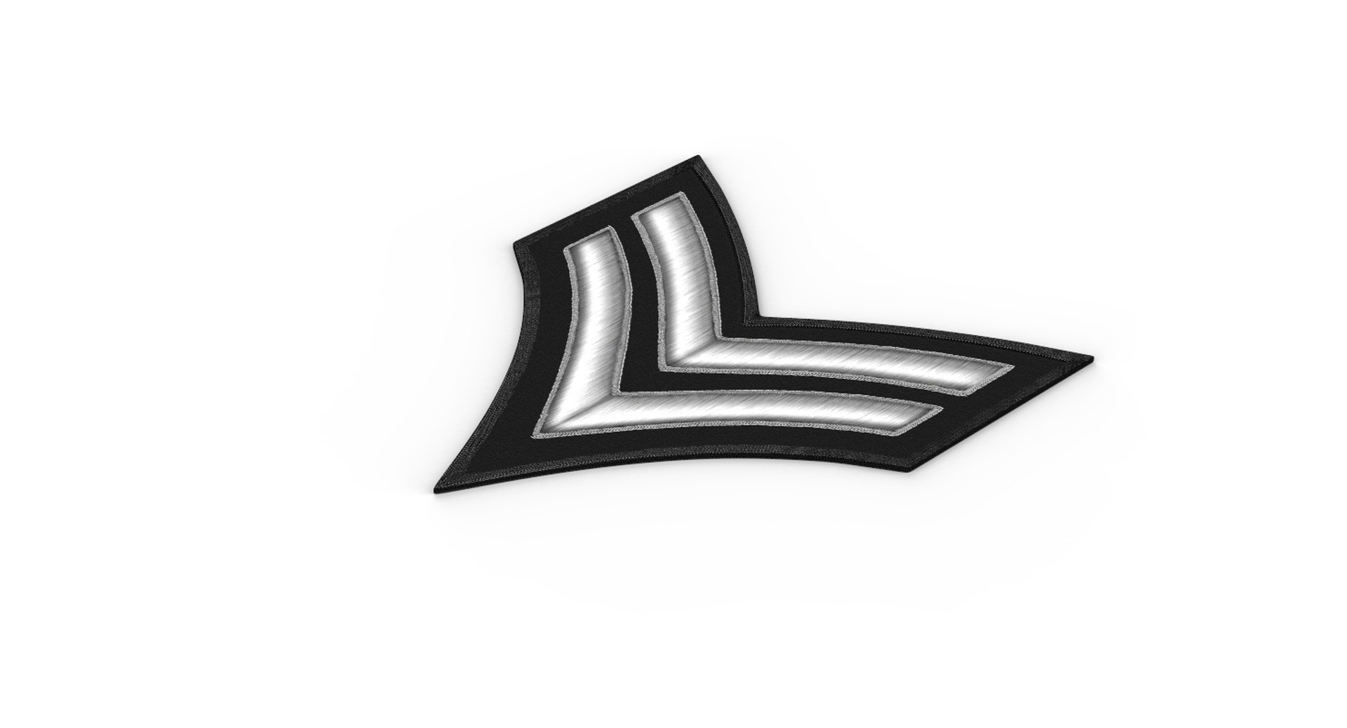 3D Model Embroidered Military Patch - TurboSquid 1357336