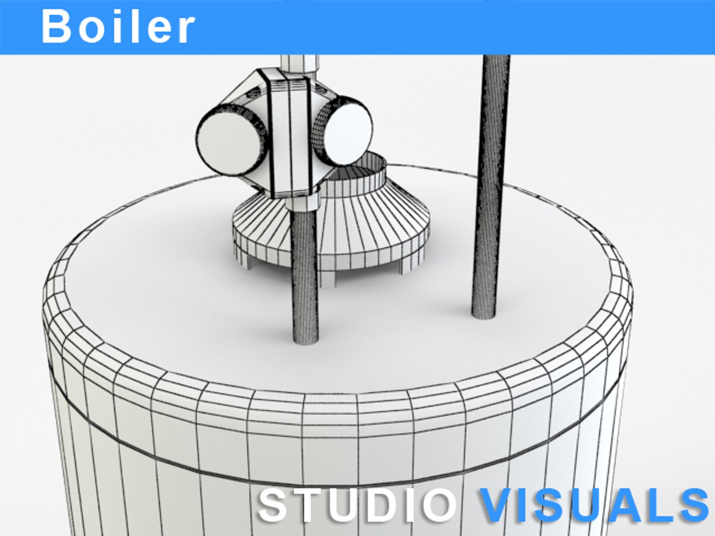 3d model boiler