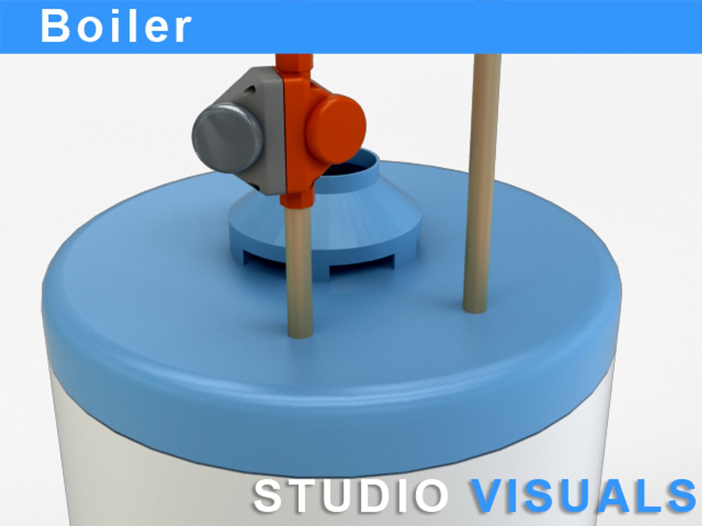 3d model boiler