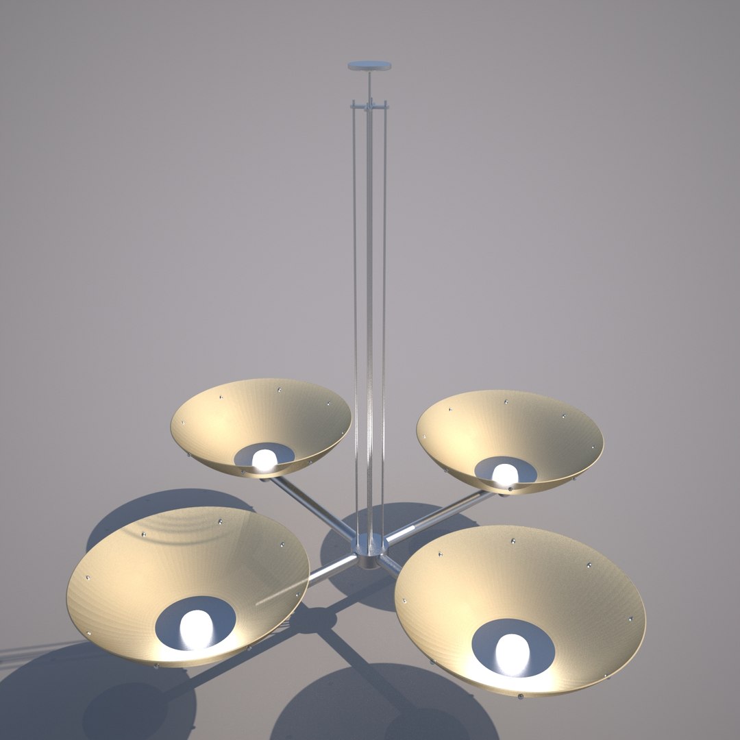 3d Apollo Ceiling Fixture Model