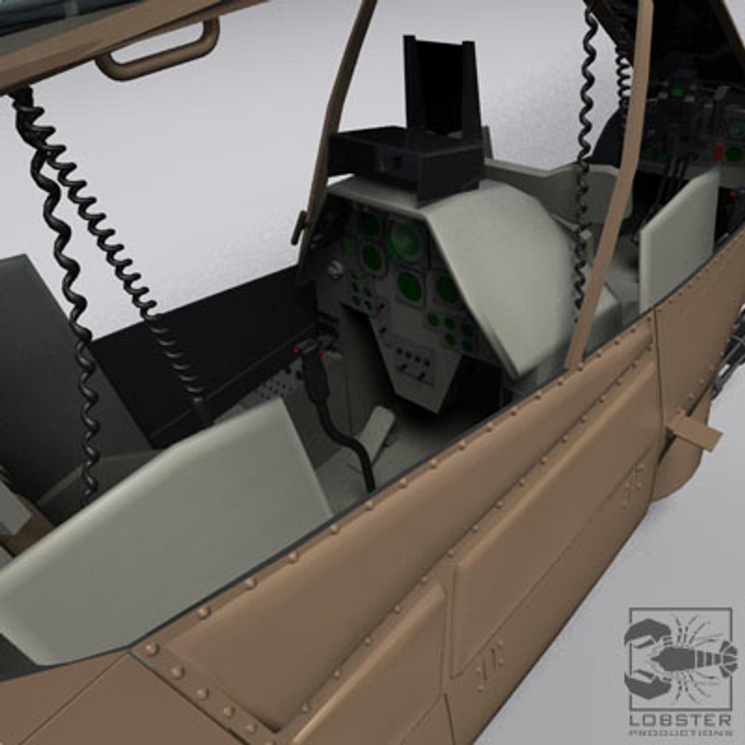 Bell Ah-12 Cobra 3d Model