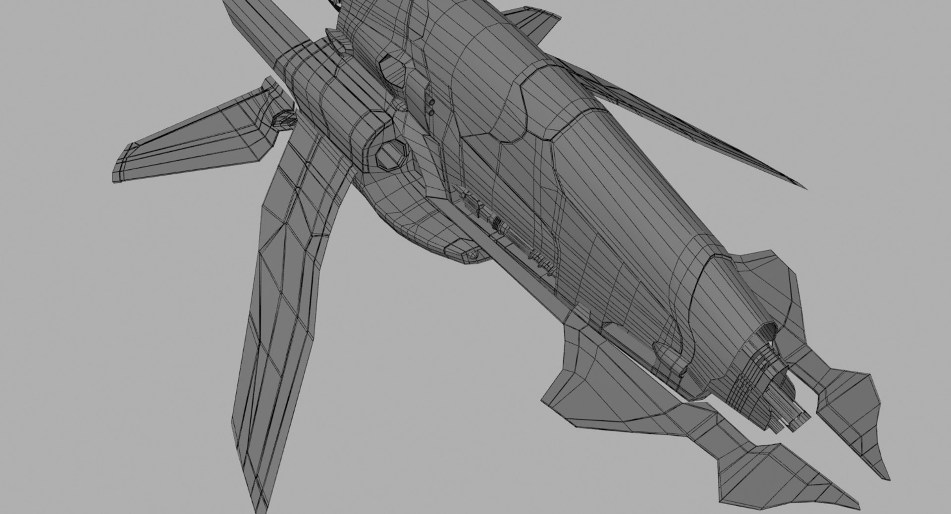 3ds Concept Space Ship