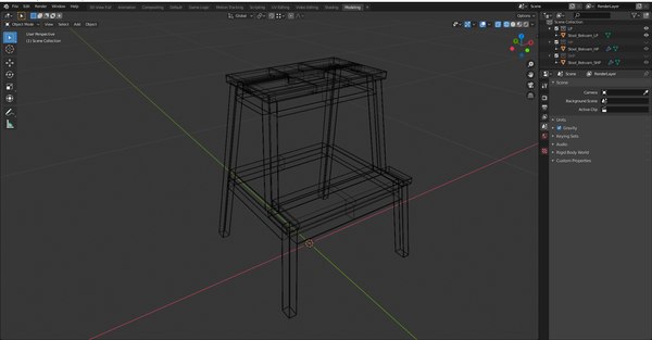 3D stool bekvam - TurboSquid 1708450