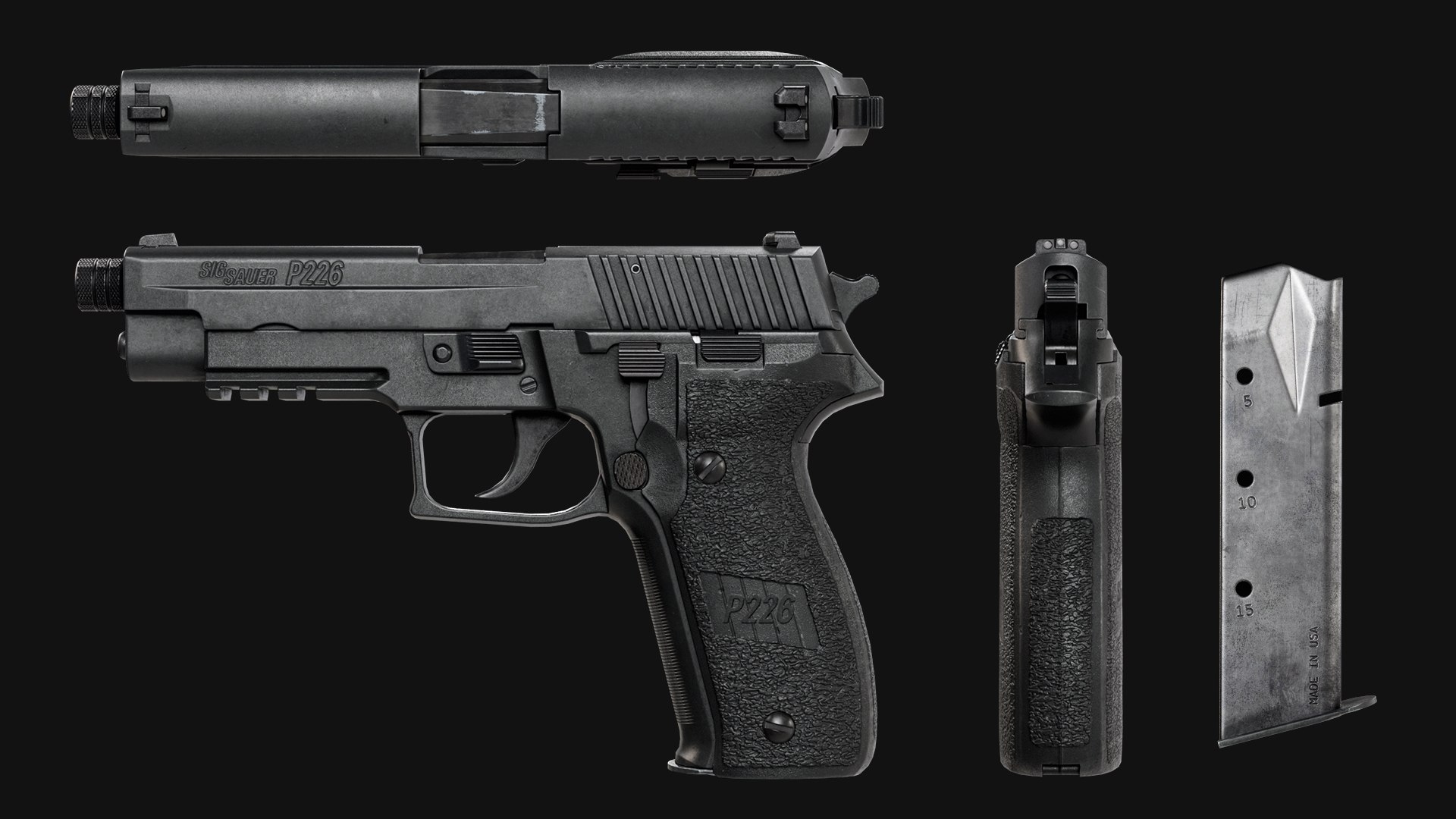 3D Sig Sauer P226 - TurboSquid 2398969