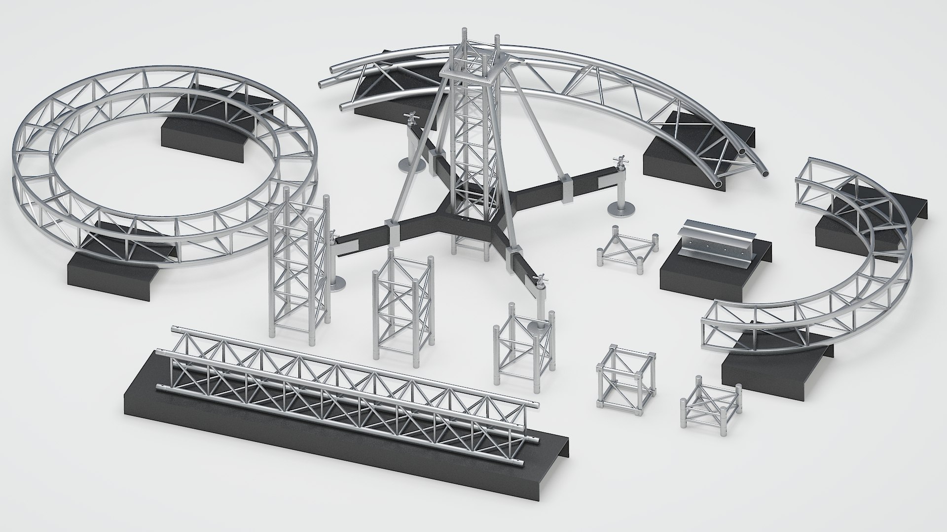 Modular Truss Collection 3D Model - TurboSquid 2575887