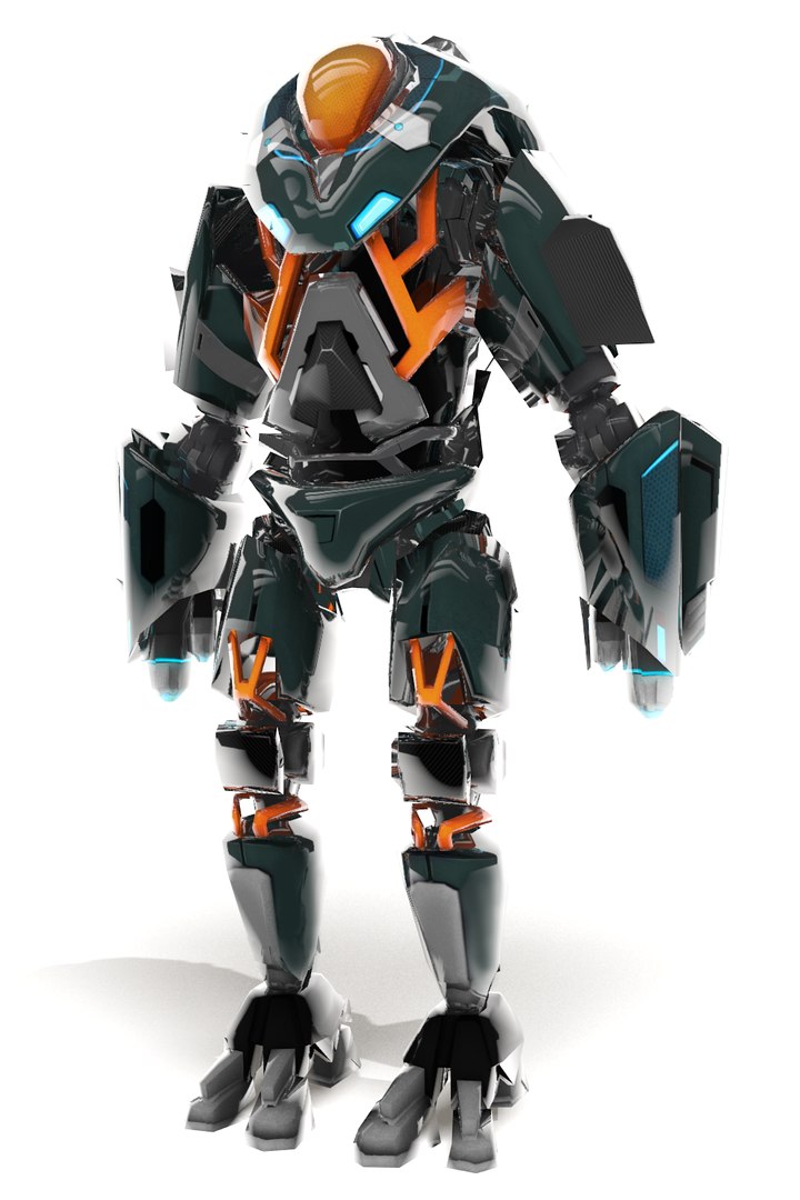 3d Robot Bot Model