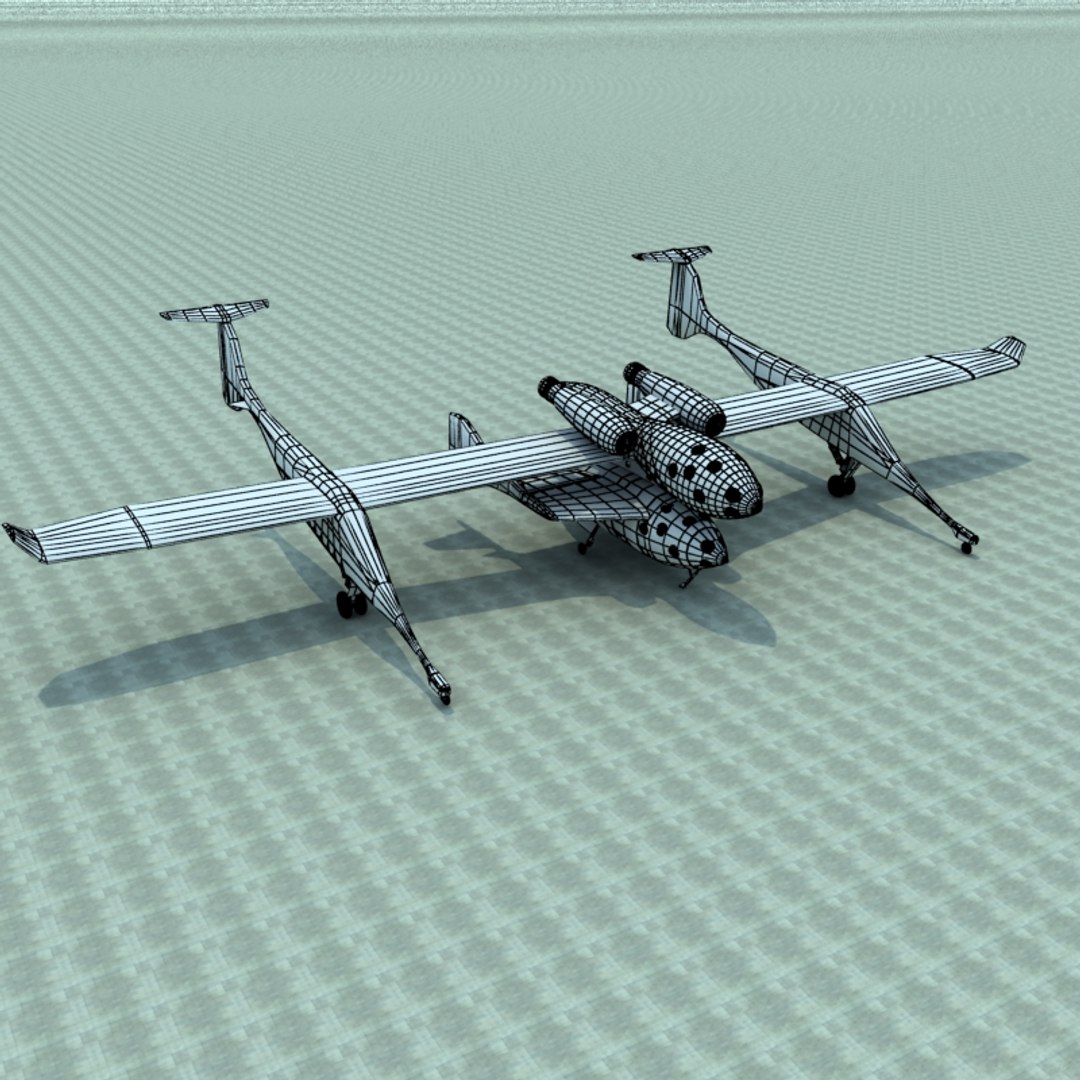 Maya White Knight Spaceshipone Space