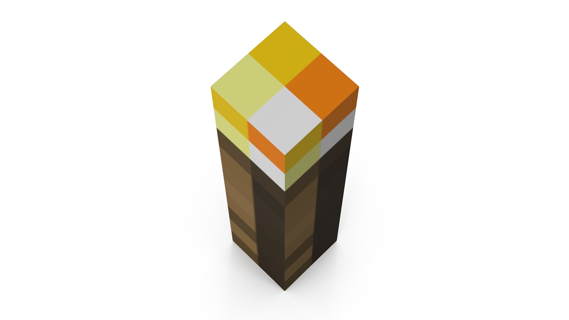 Minecraft Torch Light 3D Model - TurboSquid 2292340