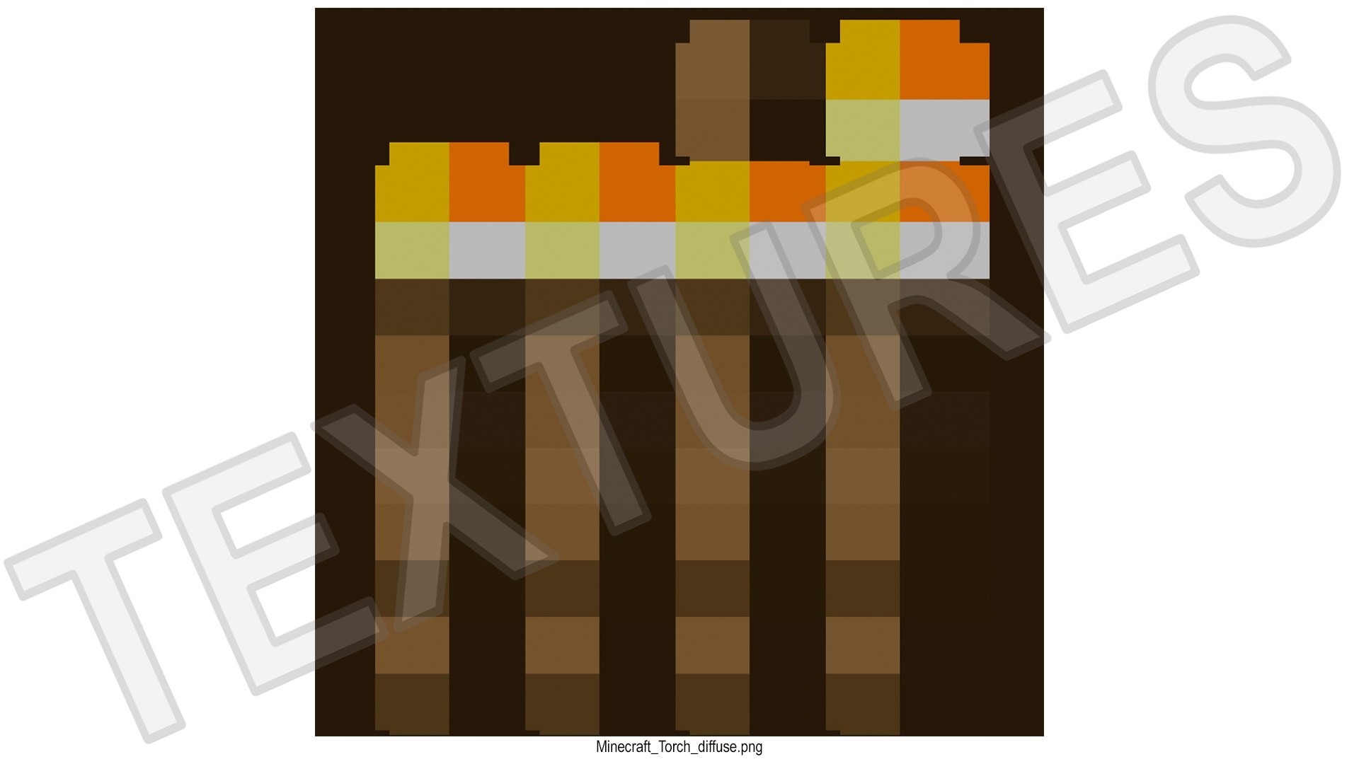 Minecraft Torch Light 3D Model - TurboSquid 2292340