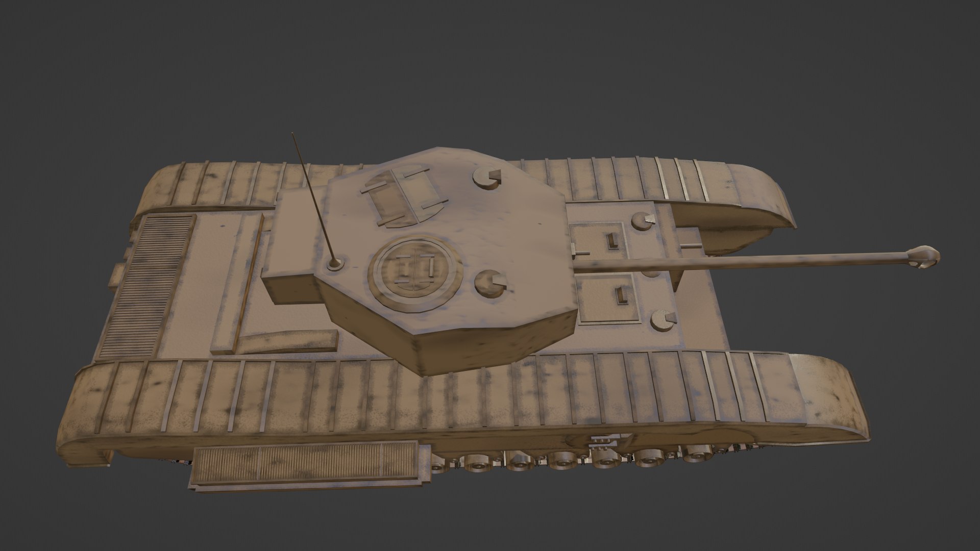 3D A43-Black Prince Tank Model - TurboSquid 2223793