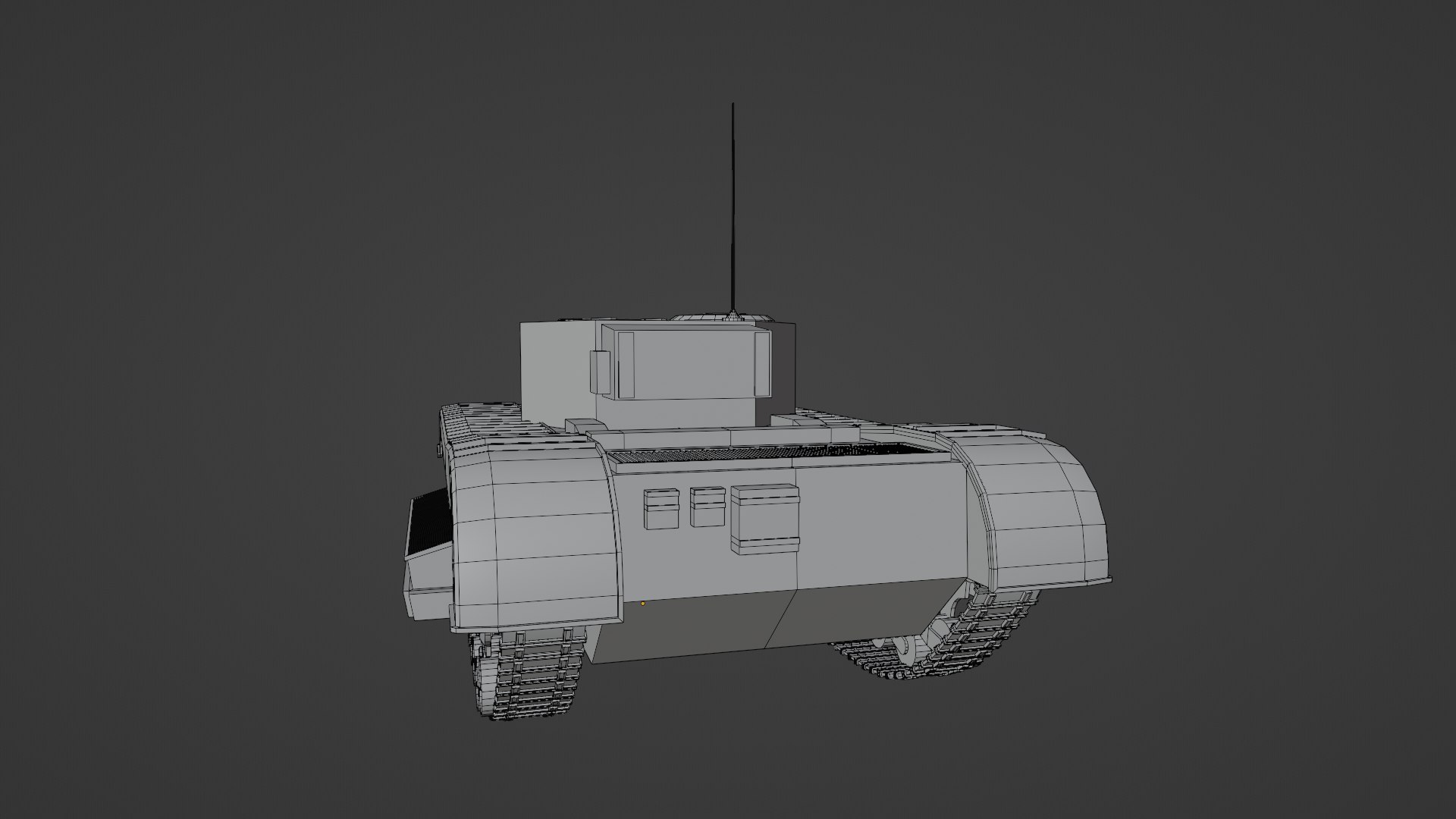 3D A43-Black Prince Tank Model - TurboSquid 2223793