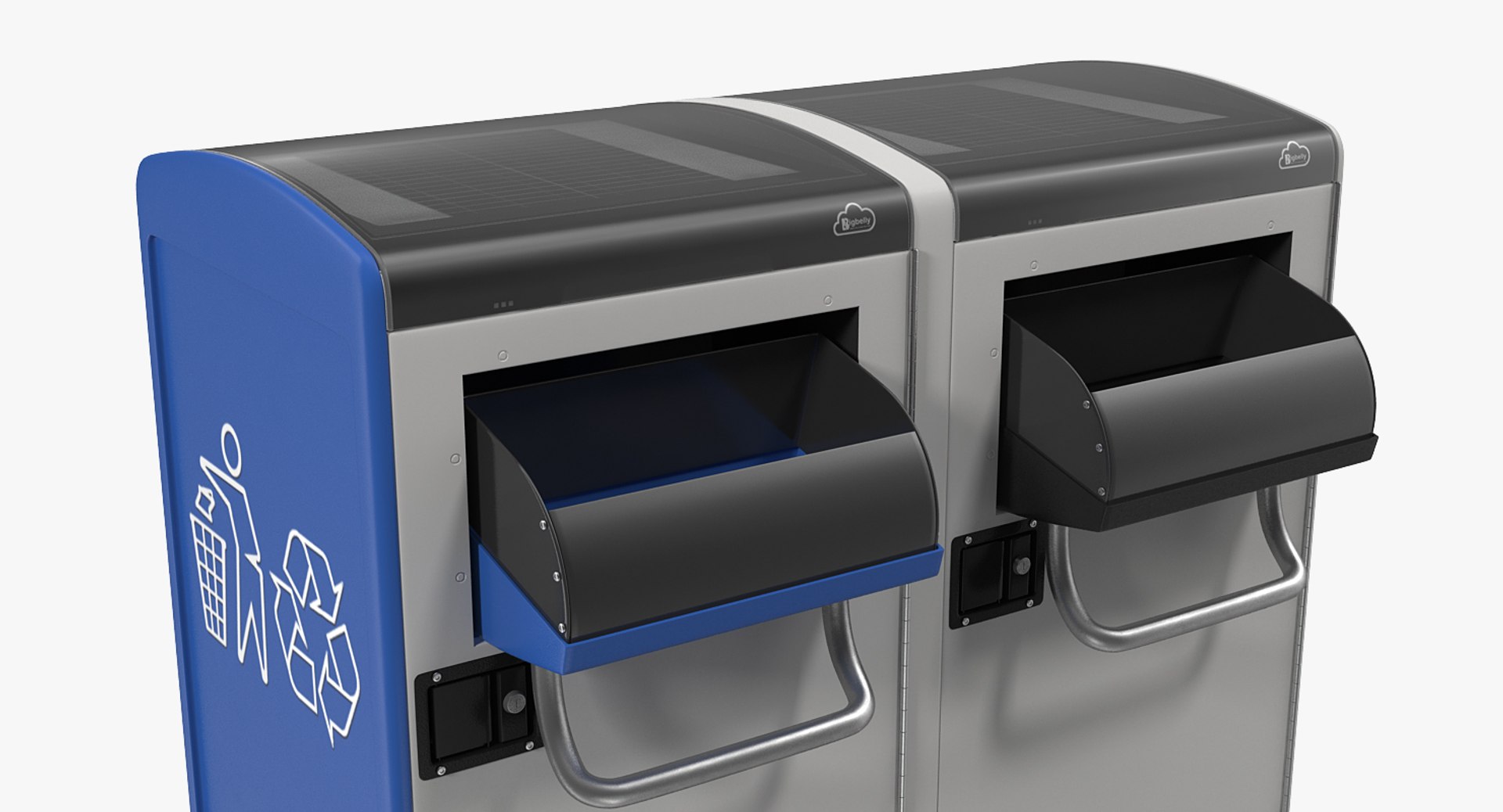 3D General Waste Recycling Station - TurboSquid 1329622