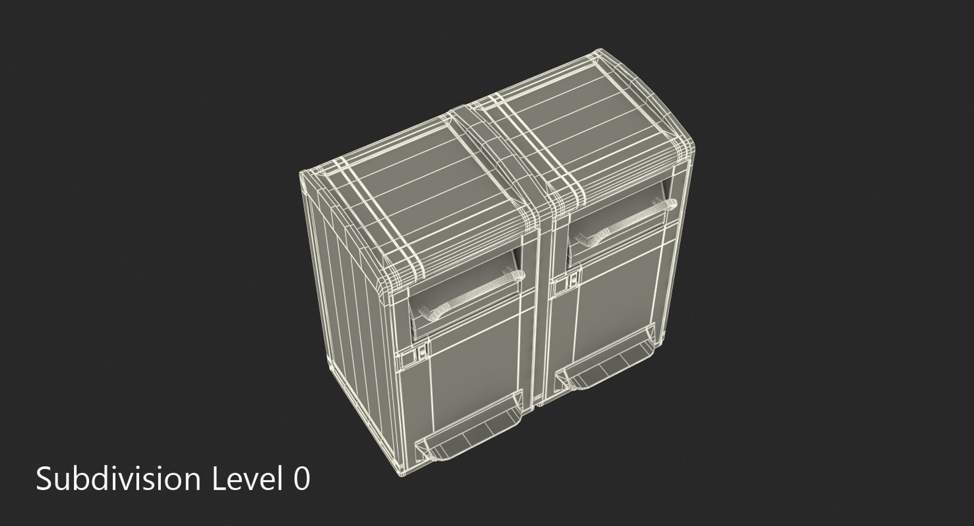 3D General Waste Recycling Station - TurboSquid 1329622