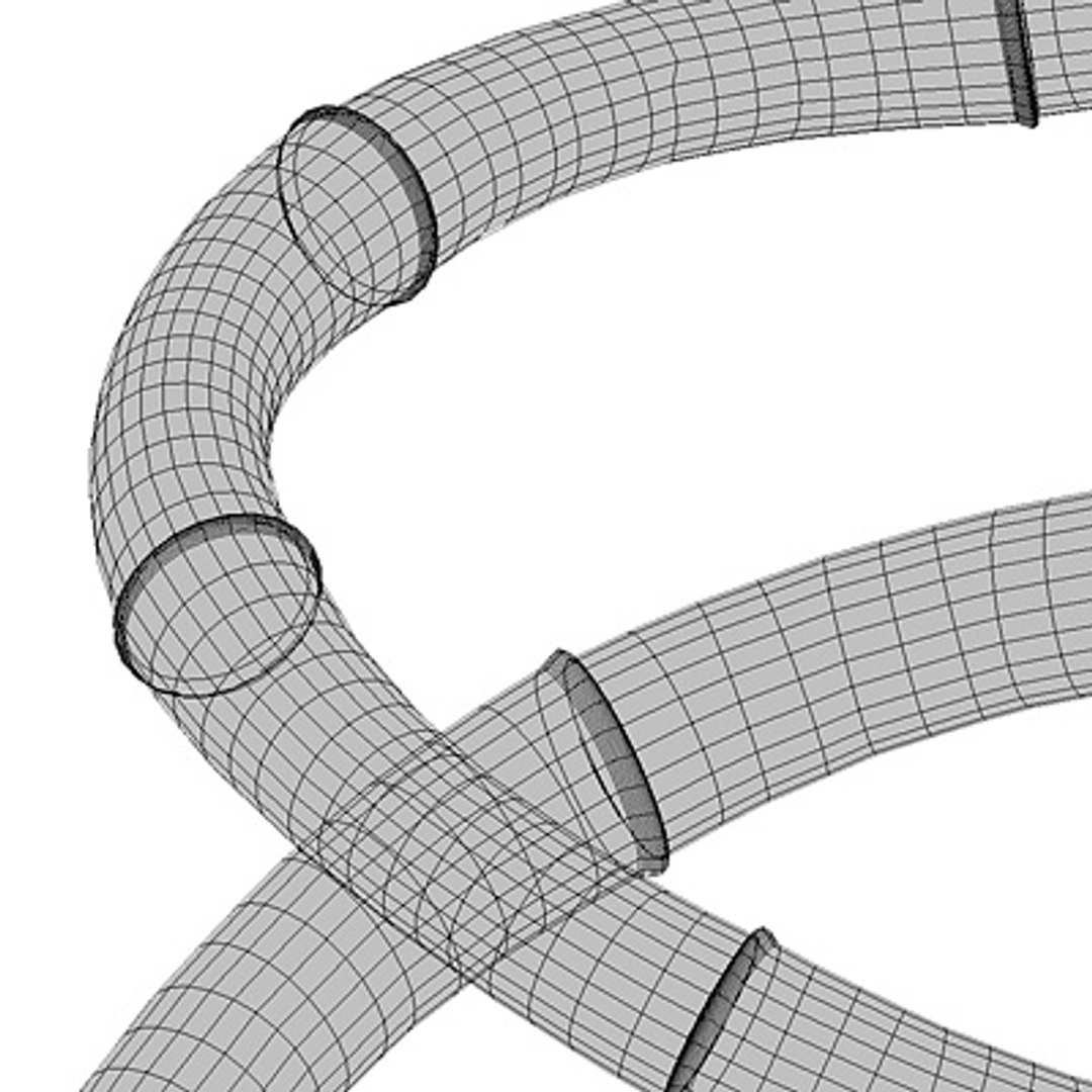 decorative bamboo sticks 3d model