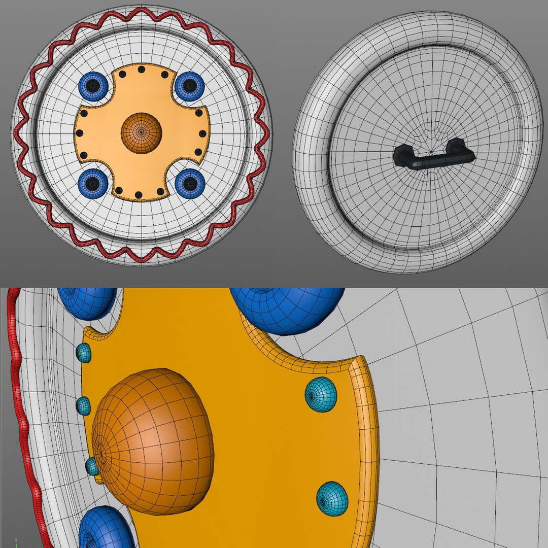 Cartoon Shield 3D Model - TurboSquid 1477388