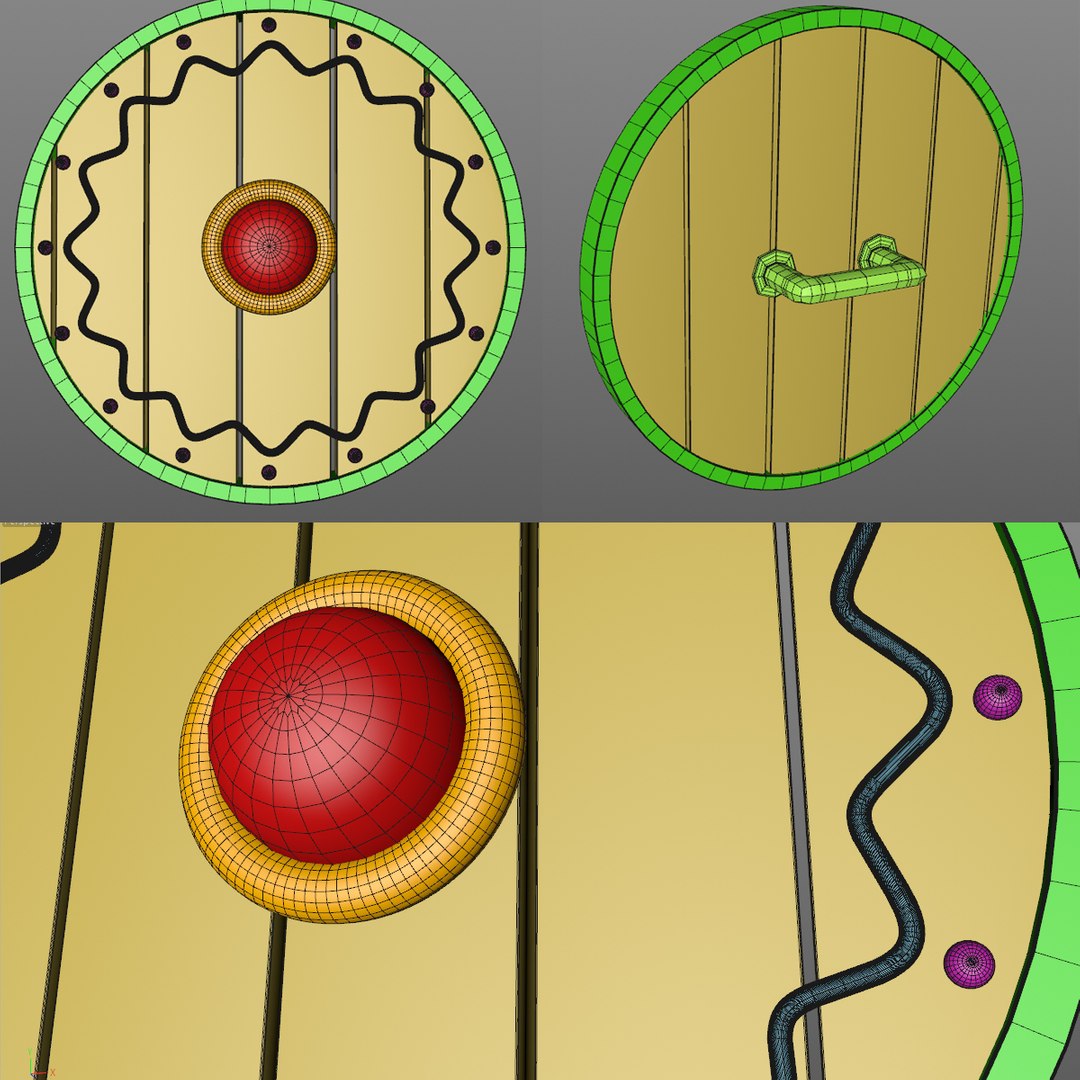 Cartoon Shield 3D Model - TurboSquid 1477388