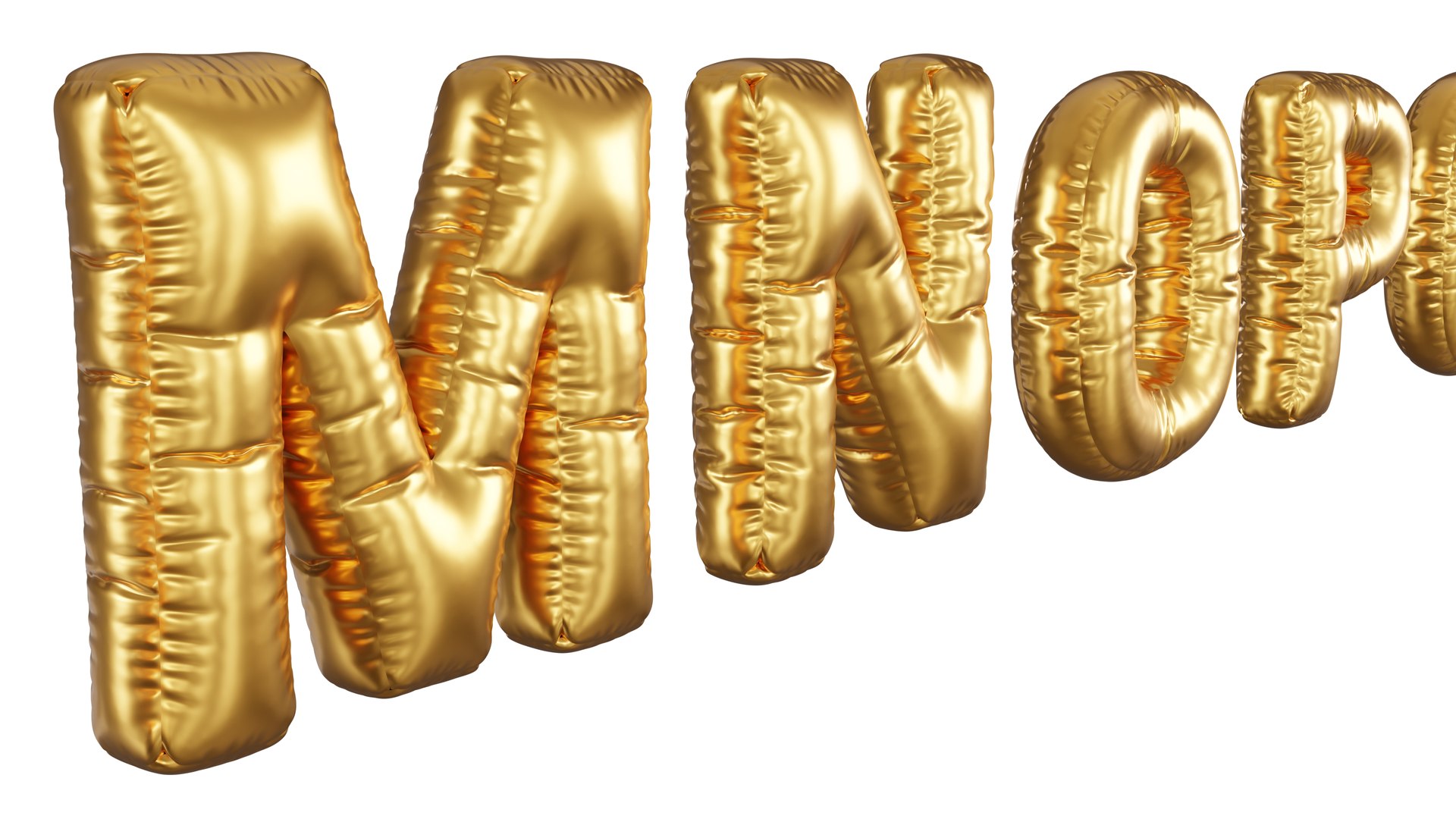 3D Balloons Alphabet - TurboSquid 2130826