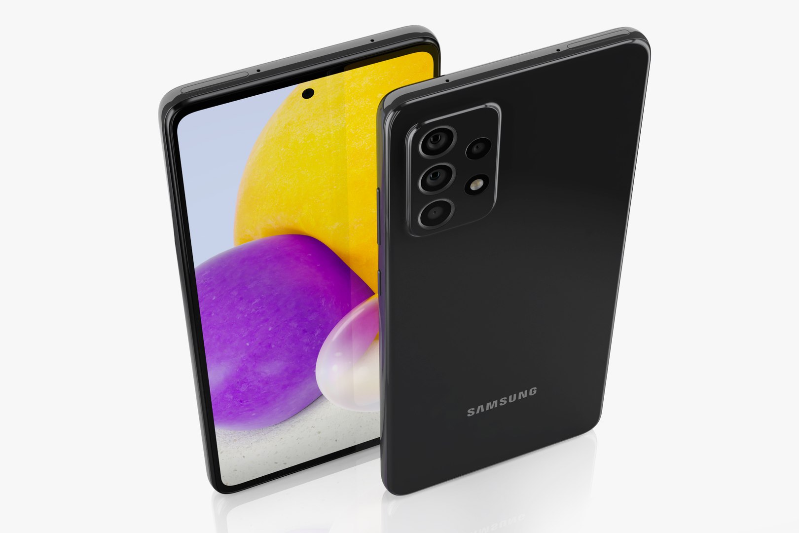 3D Samsung GALAXY A72 All Color - TurboSquid 1722819