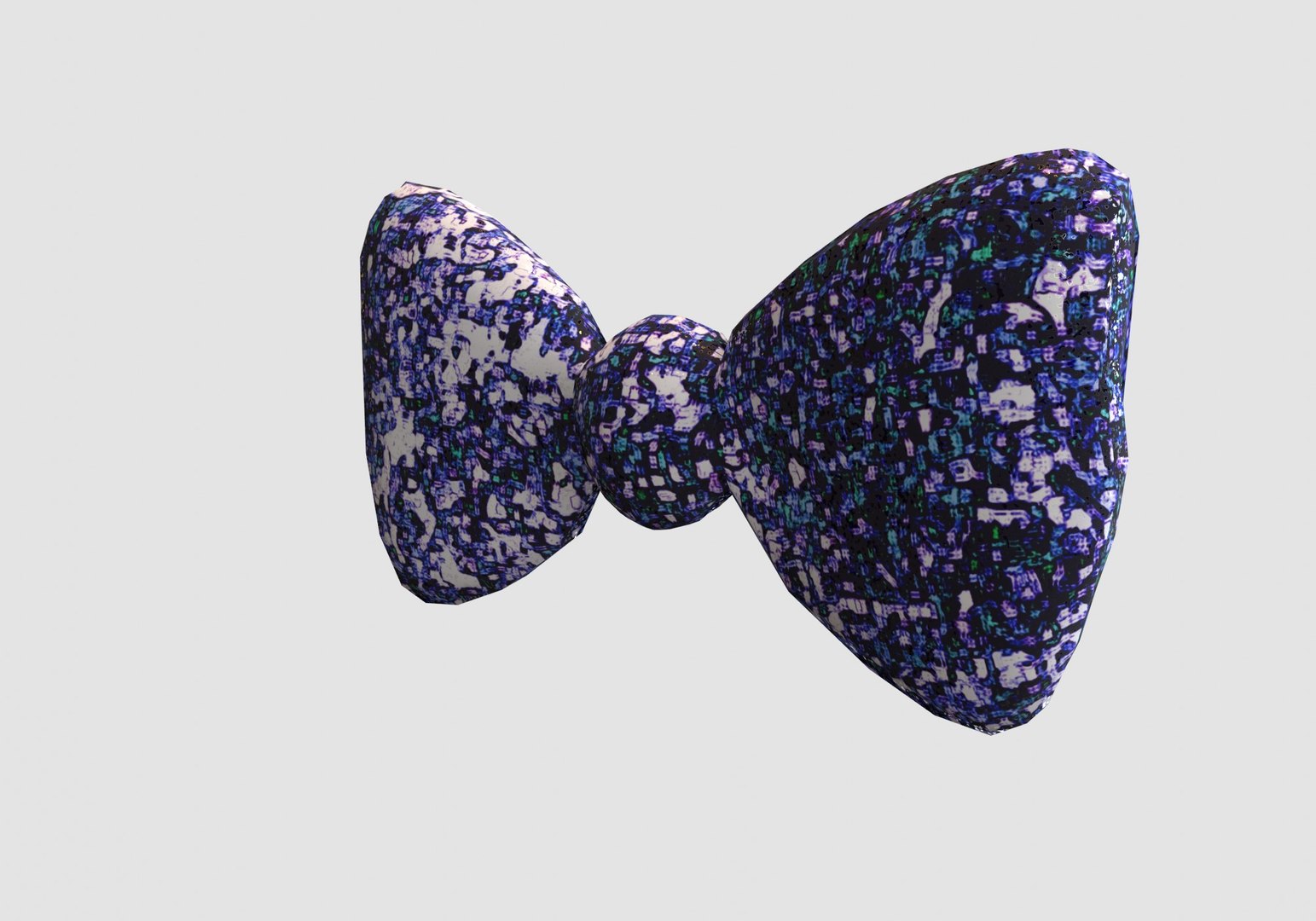 3D blue glitter ribbon - TurboSquid 1908348