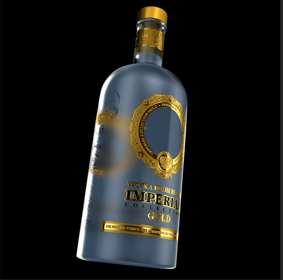 vodka imperial 3d model