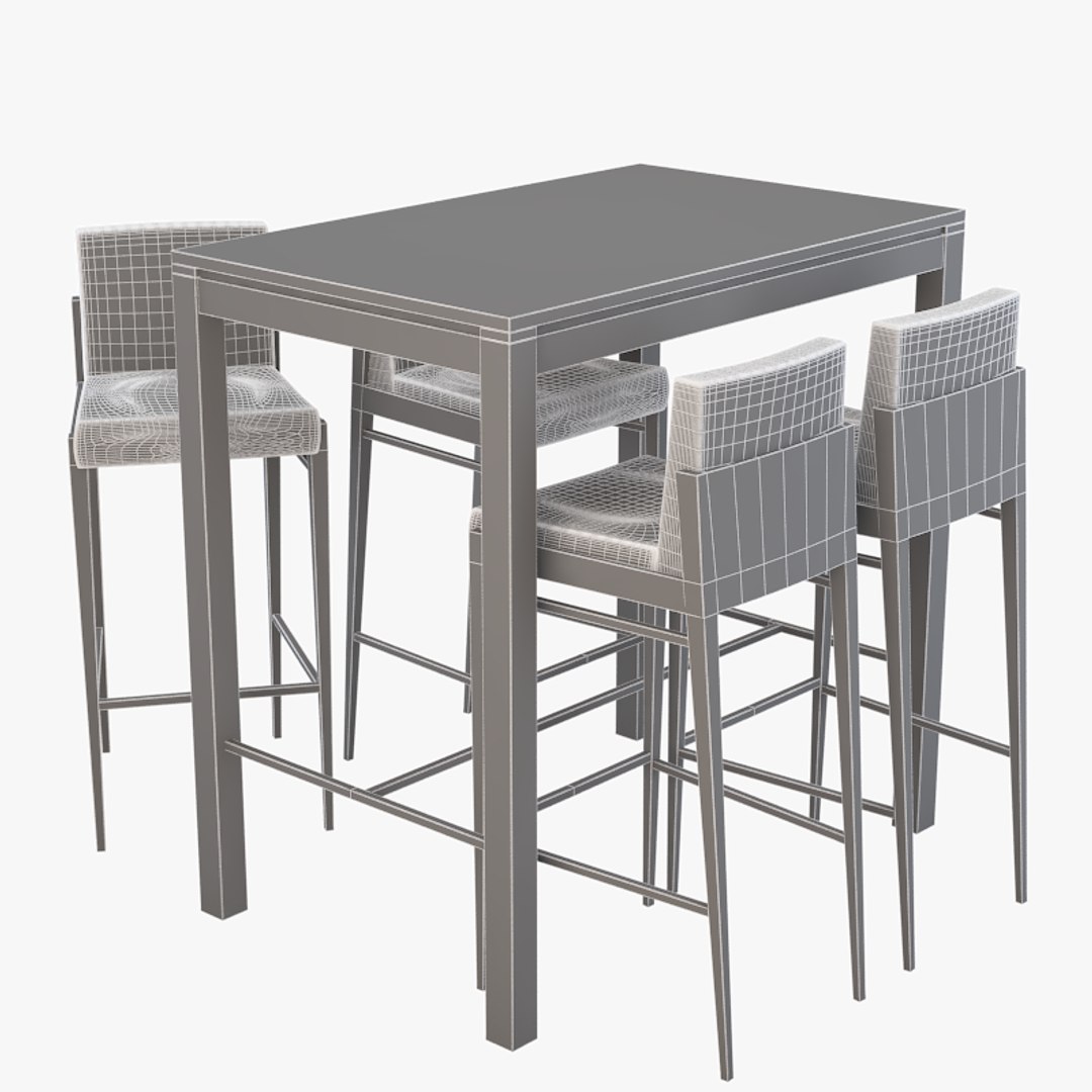 3d Alvito Table Chairs Bar Restaurant