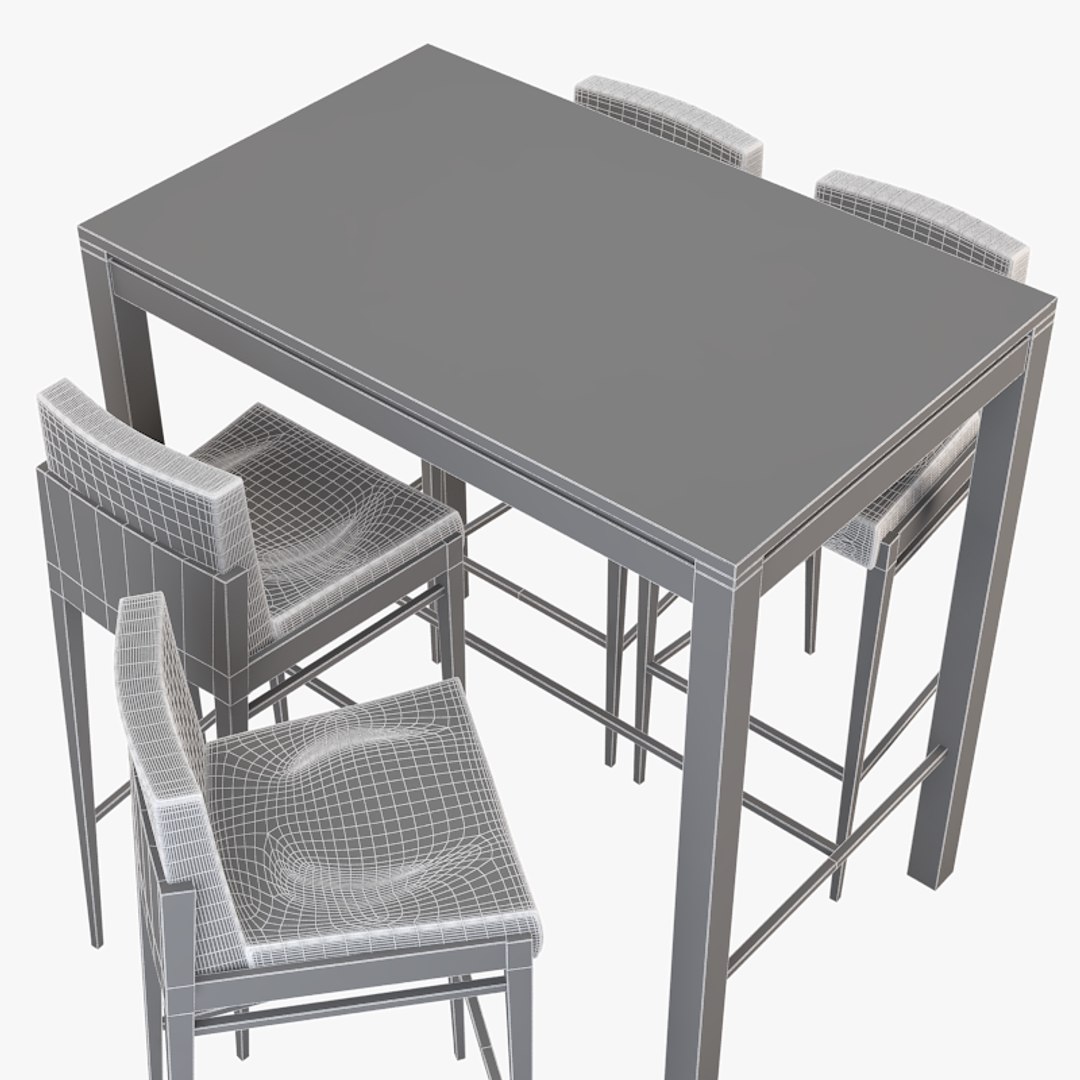 3d Alvito Table Chairs Bar Restaurant