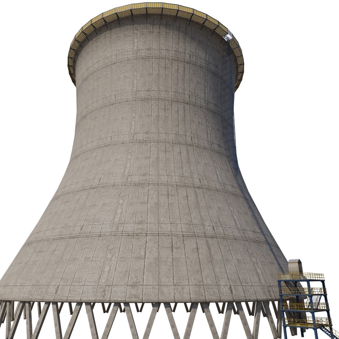 Nuclear Power Plant V1 3D model - TurboSquid 1985550