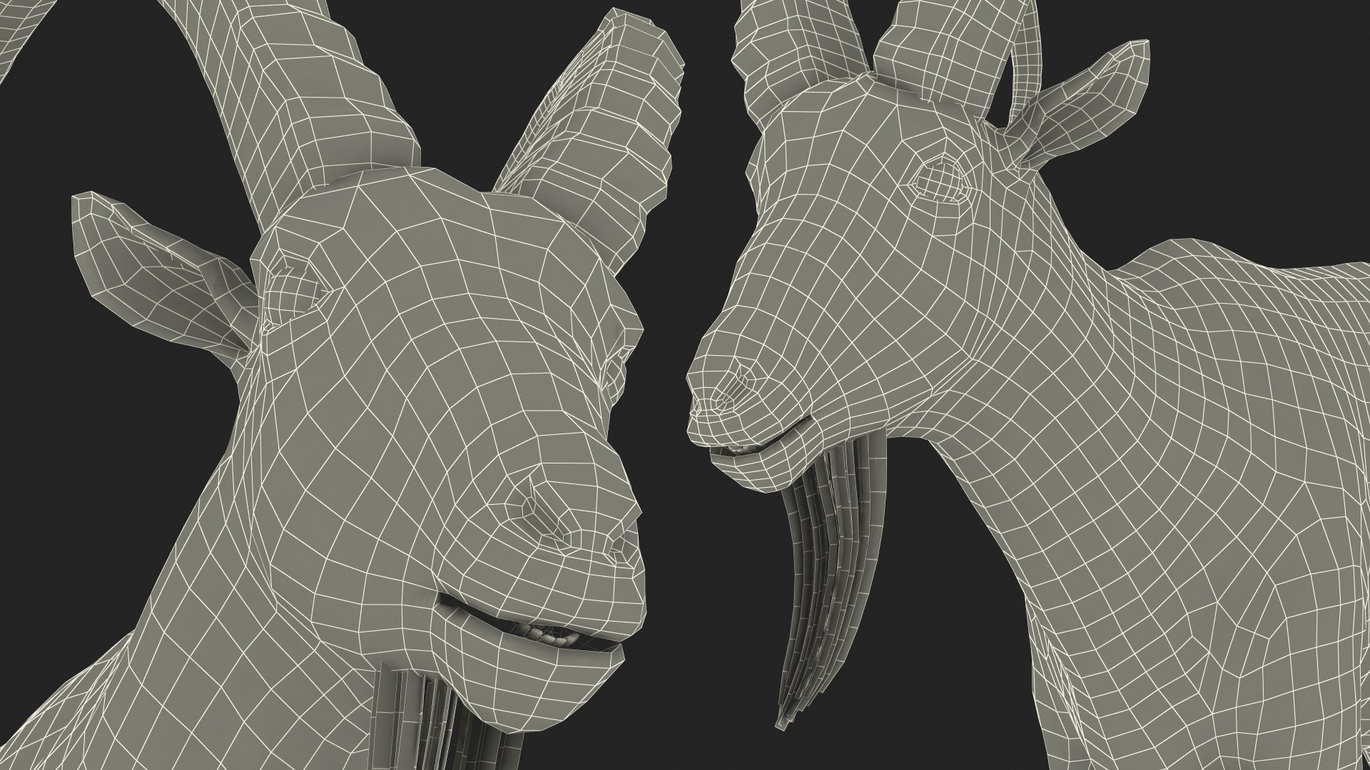 Alpine Ibex Stand Pose Fur 3D Model - TurboSquid 2219826