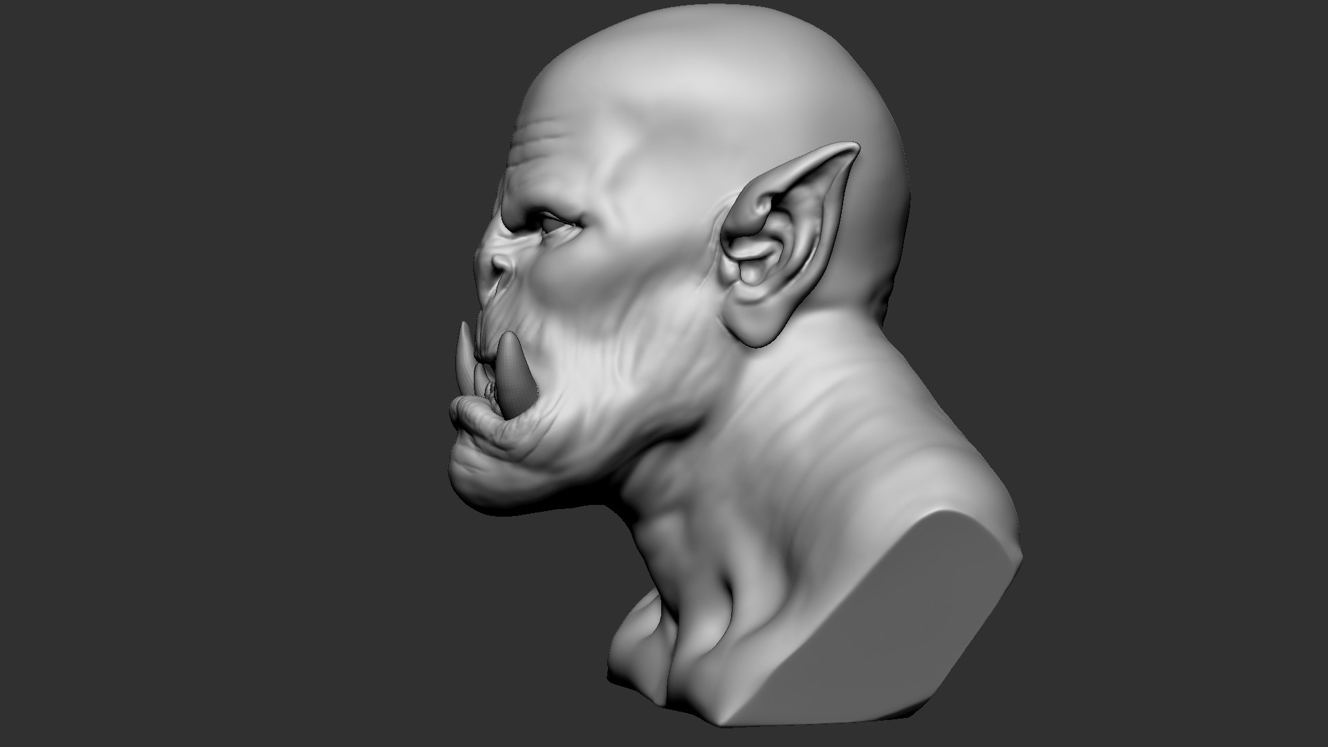 3D orc head model - TurboSquid 1714022