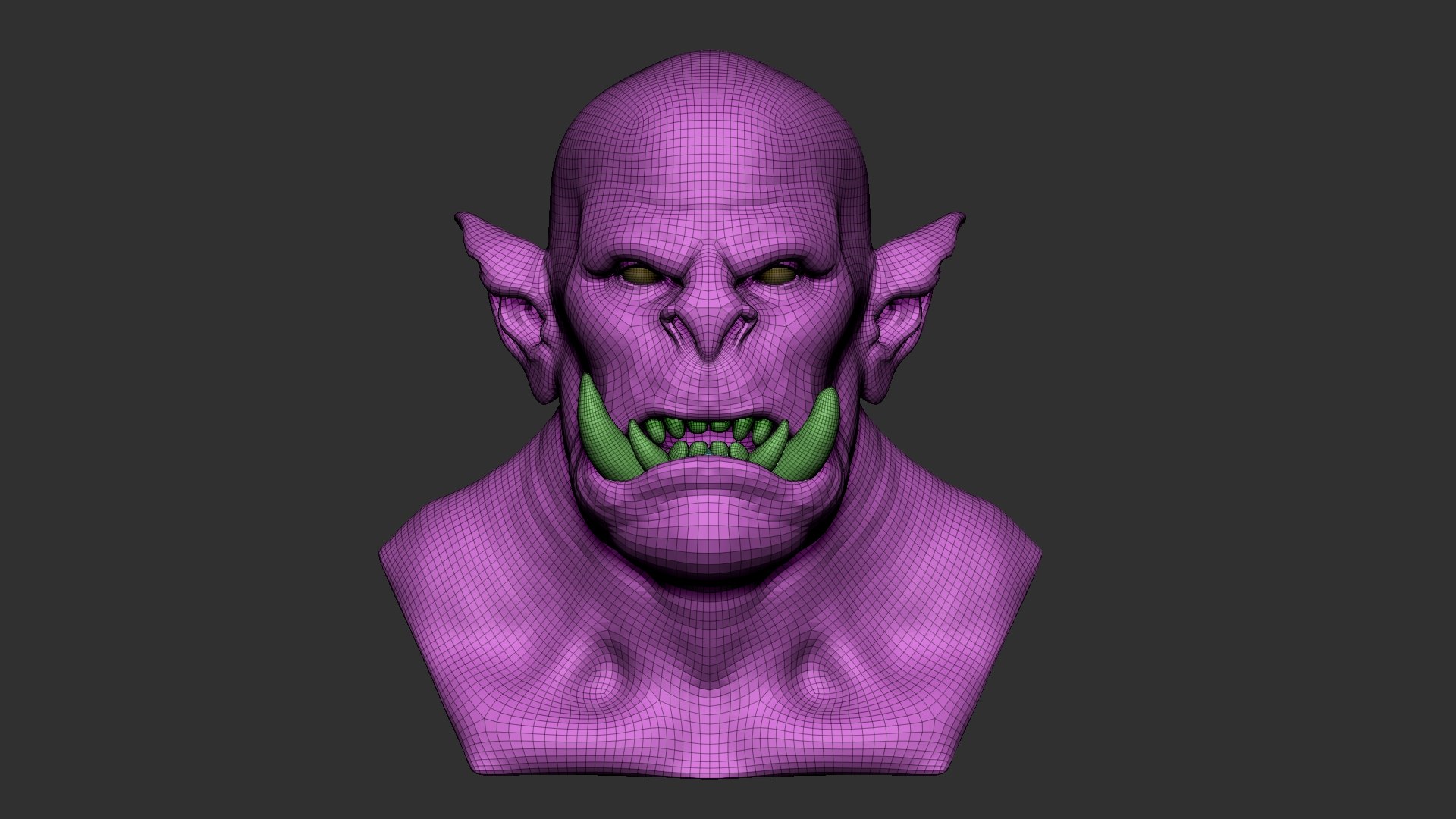 3D orc head model - TurboSquid 1714022