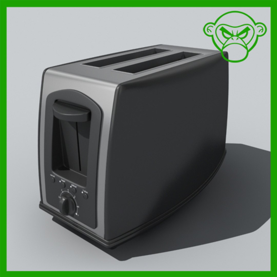 3d Toaster Toast Model