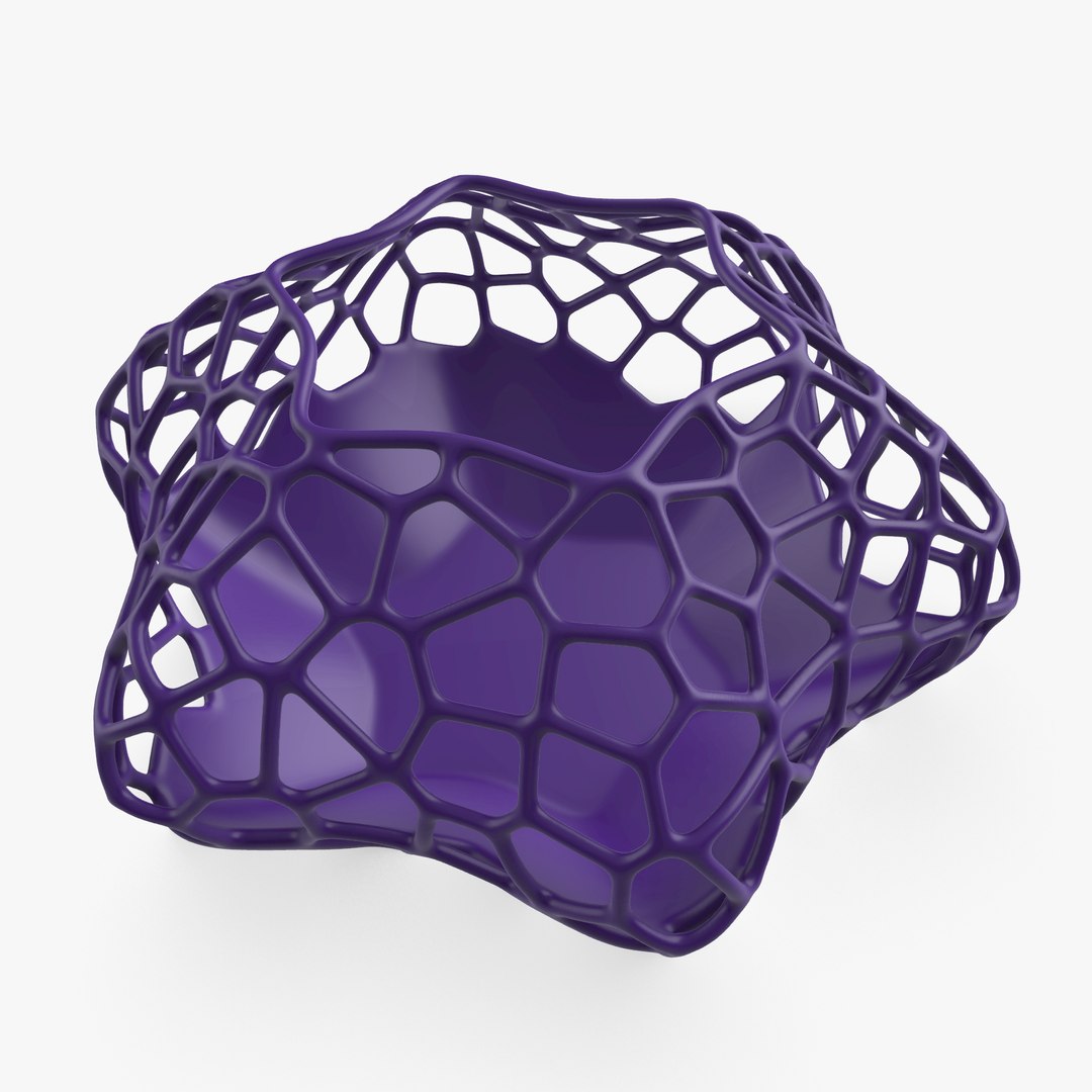 Floral Star Cage Voronoi Vase 3D Model - TurboSquid 2155723